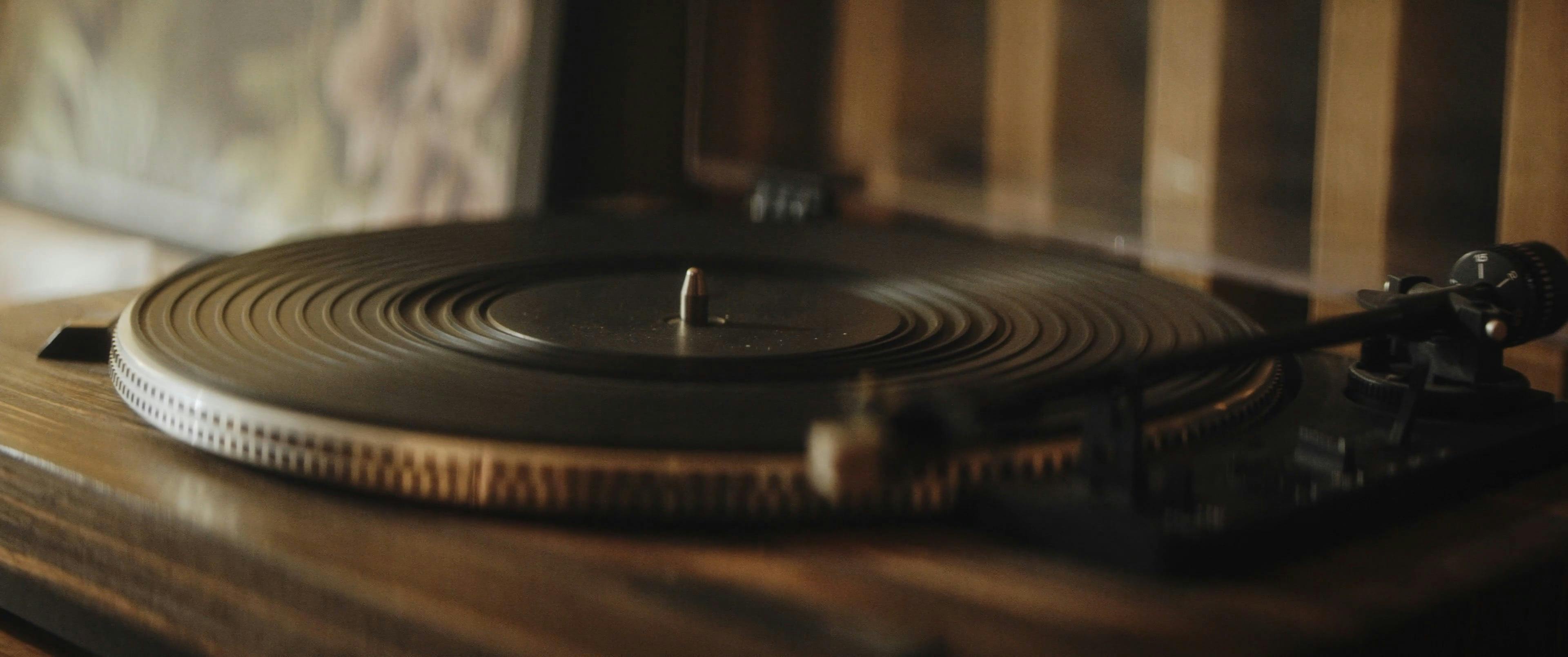 A Person Putting a Vinyl Record on a Turntable Free Stock Video Footage ...
