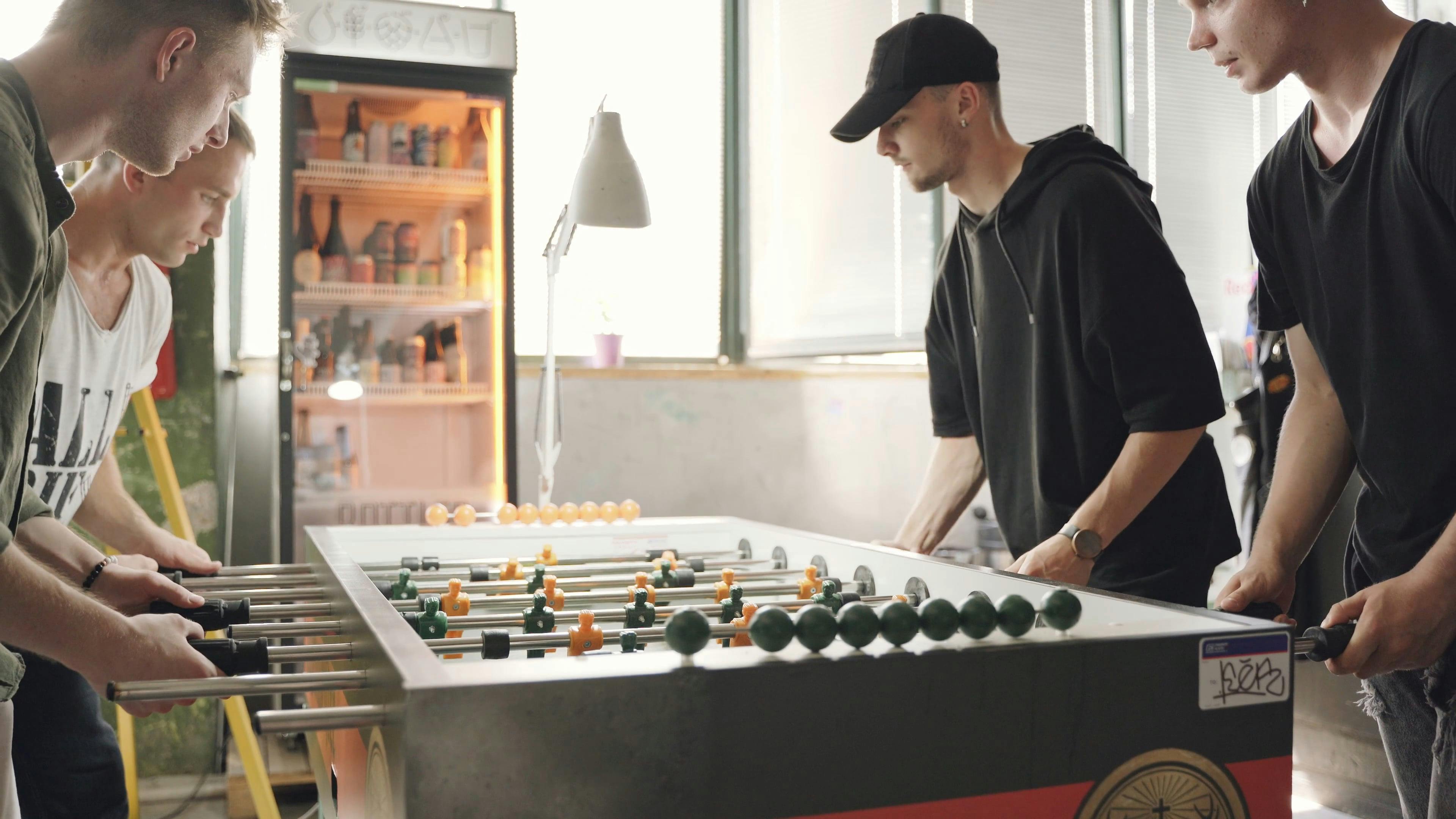 Friends Playing Foosball Free Stock Video Footage, Royalty-Free 4K & HD ...