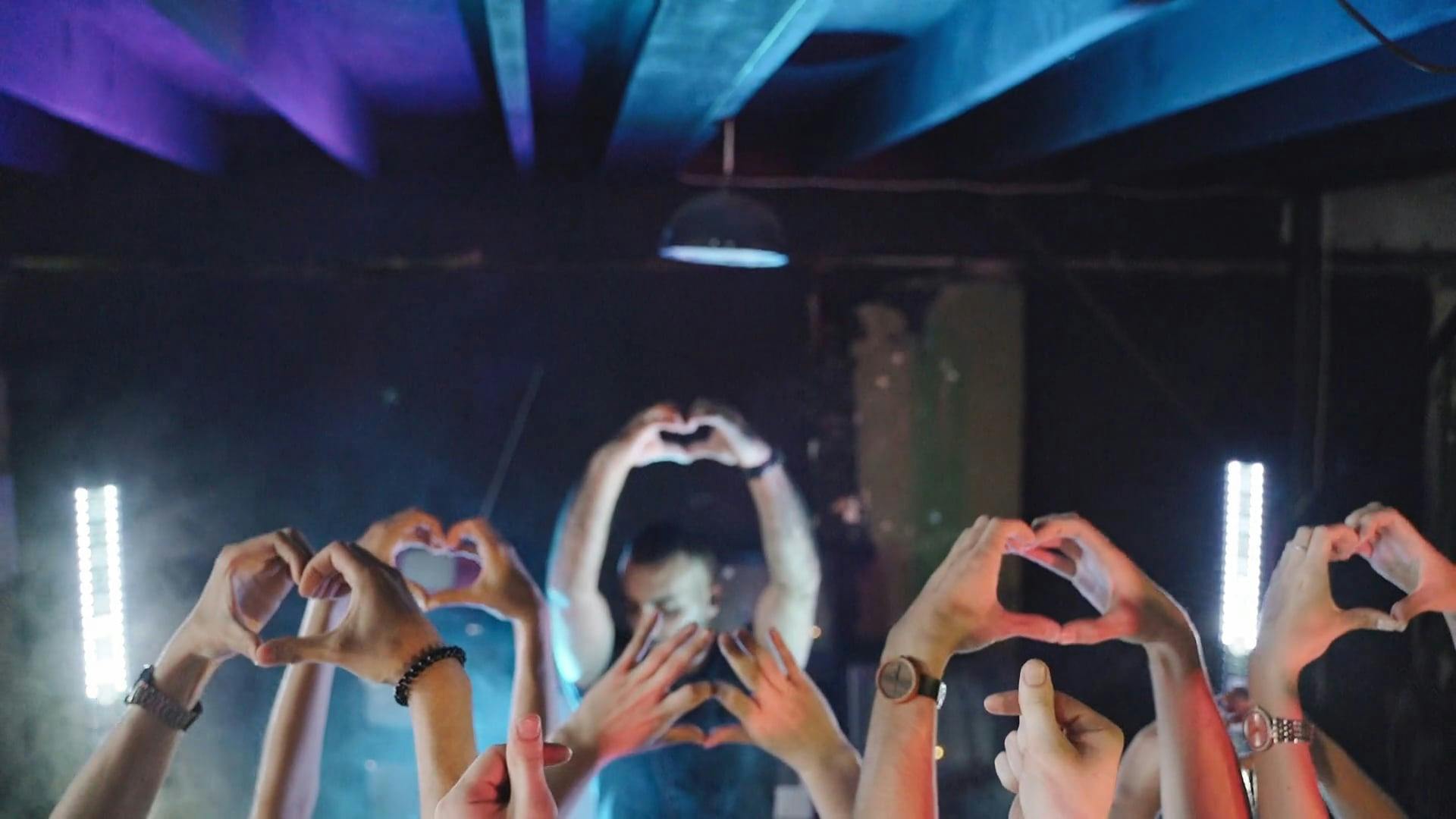 People Forming Heart Shape Using Their Hands Free Stock Video Footage ...