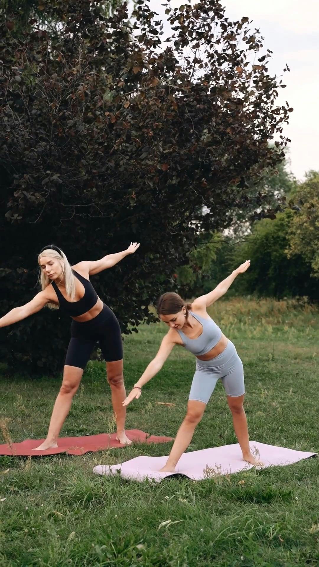 Beautiful Woman Doing Yoga Free Stock Video Footage, Royalty-Free 4K ...