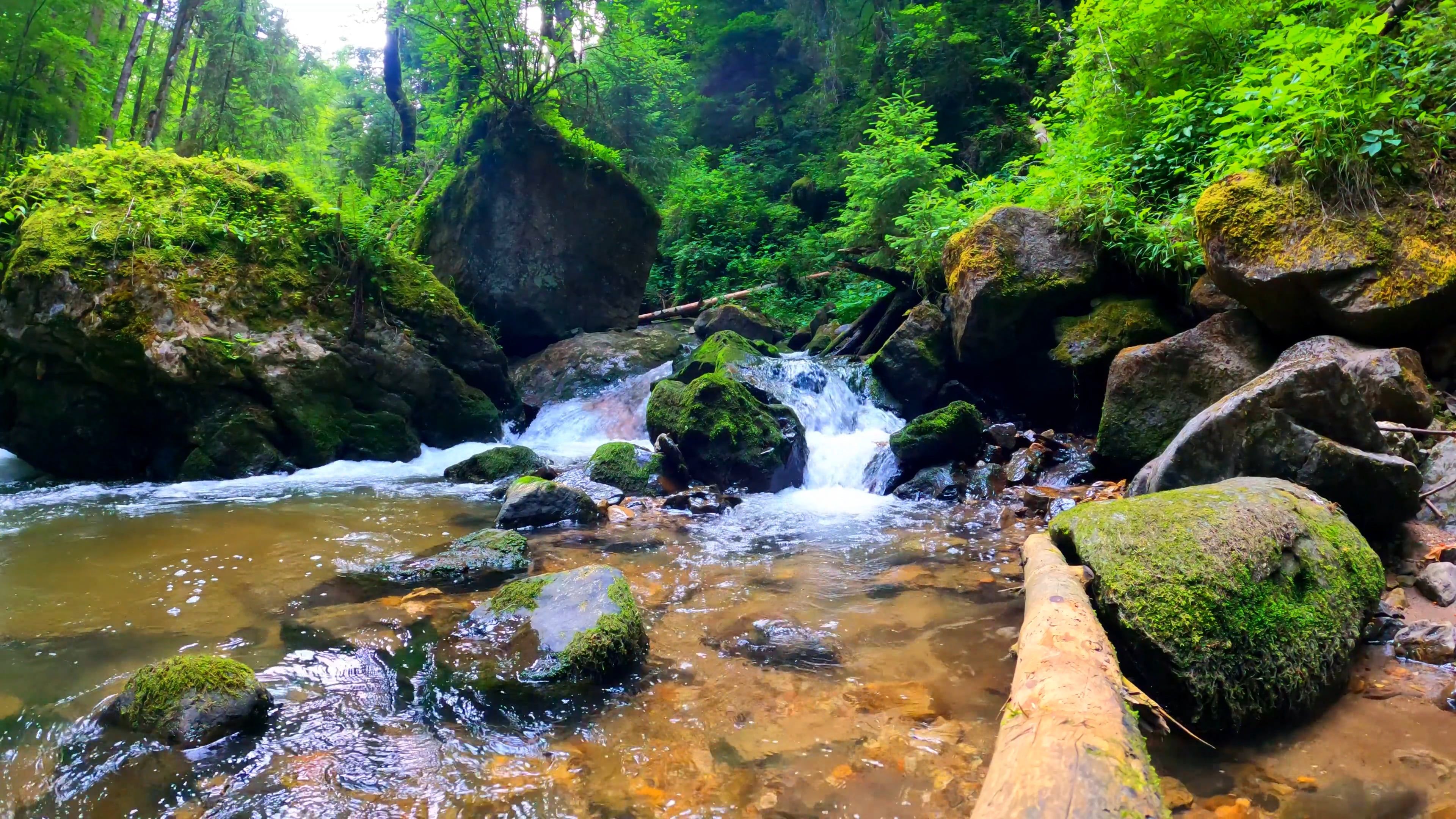 Video of a Flowing River with Rocks Free Stock Video Footage, Royalty ...