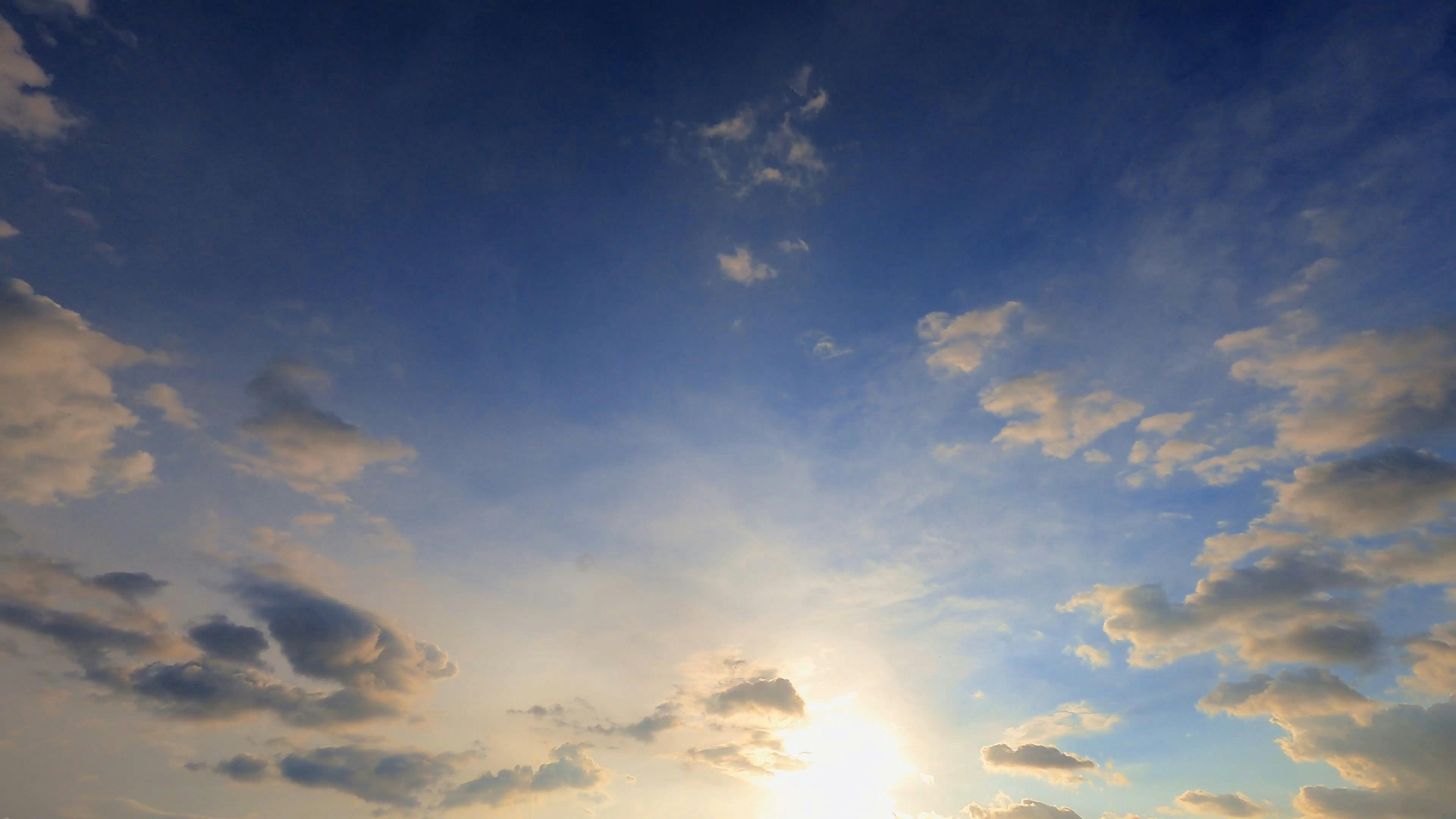 Time-Lapse Video of Clouds Covering the Sun Free Stock Video Footage ...