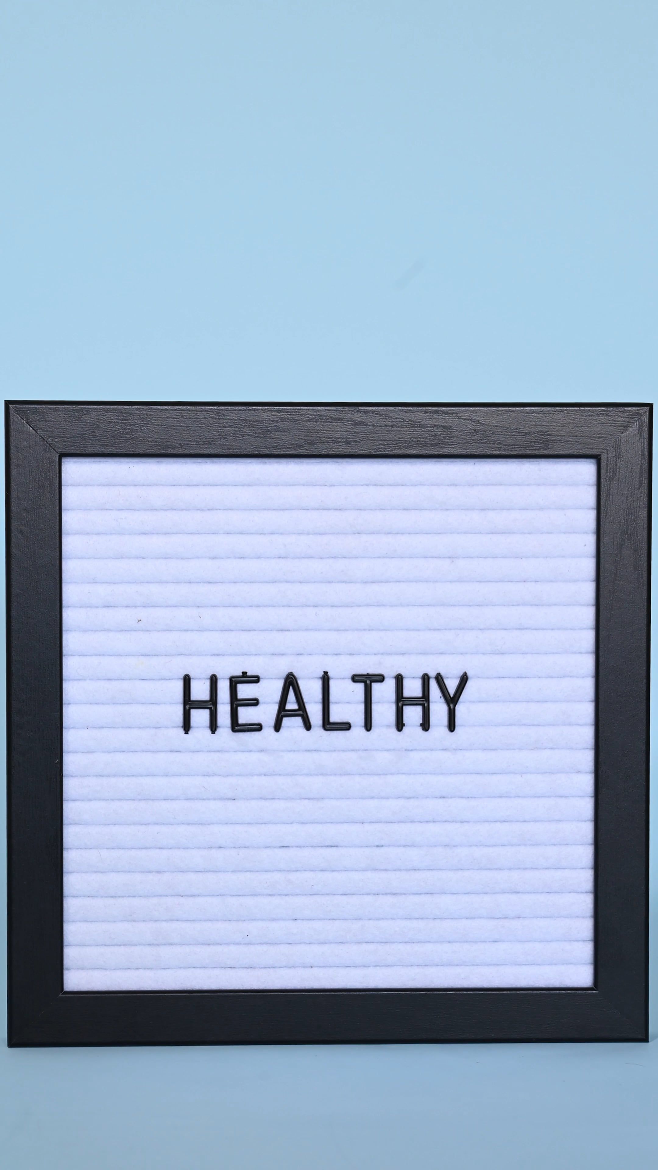 A White Text Board on Blue Background Free Stock Video Footage, Royalty ...