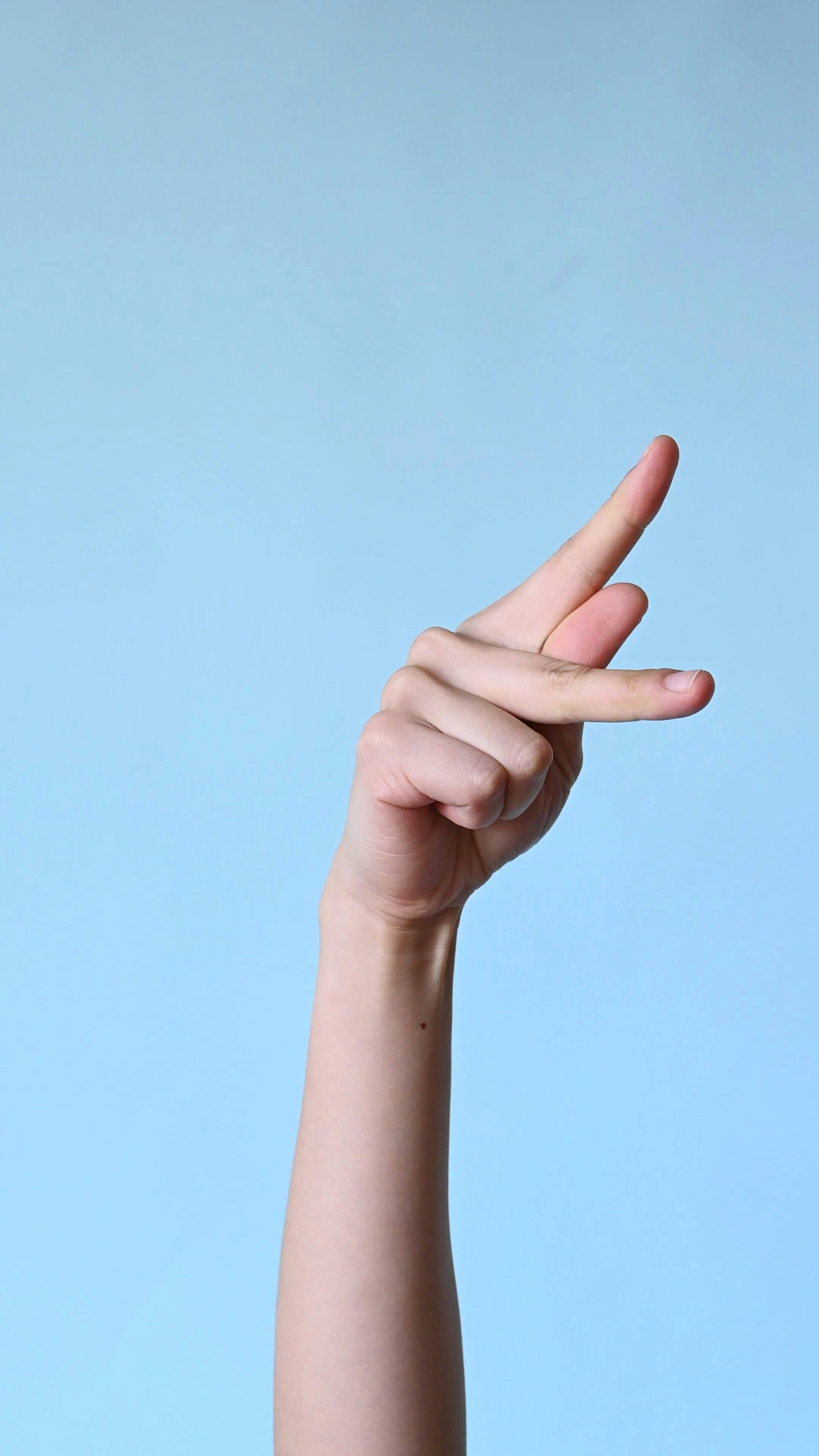 Hand Doing Sign Language Free Stock Video Footage, Royalty-Free 4K & HD ...