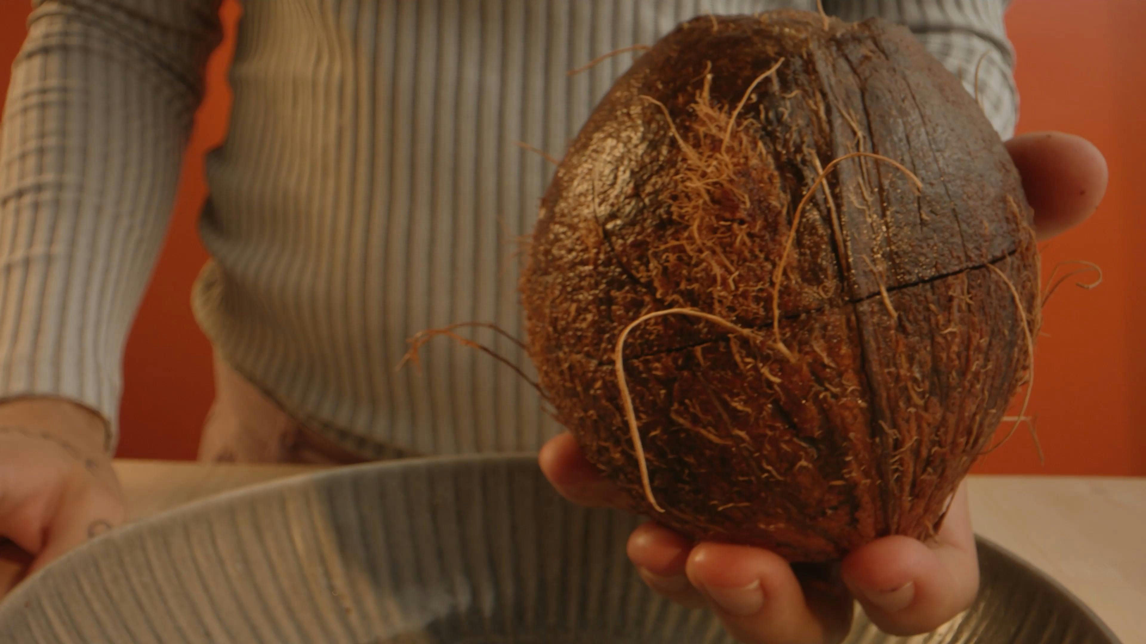 Person Playing Coconut Water Free Stock Video Footage, Royalty-Free 4K ...