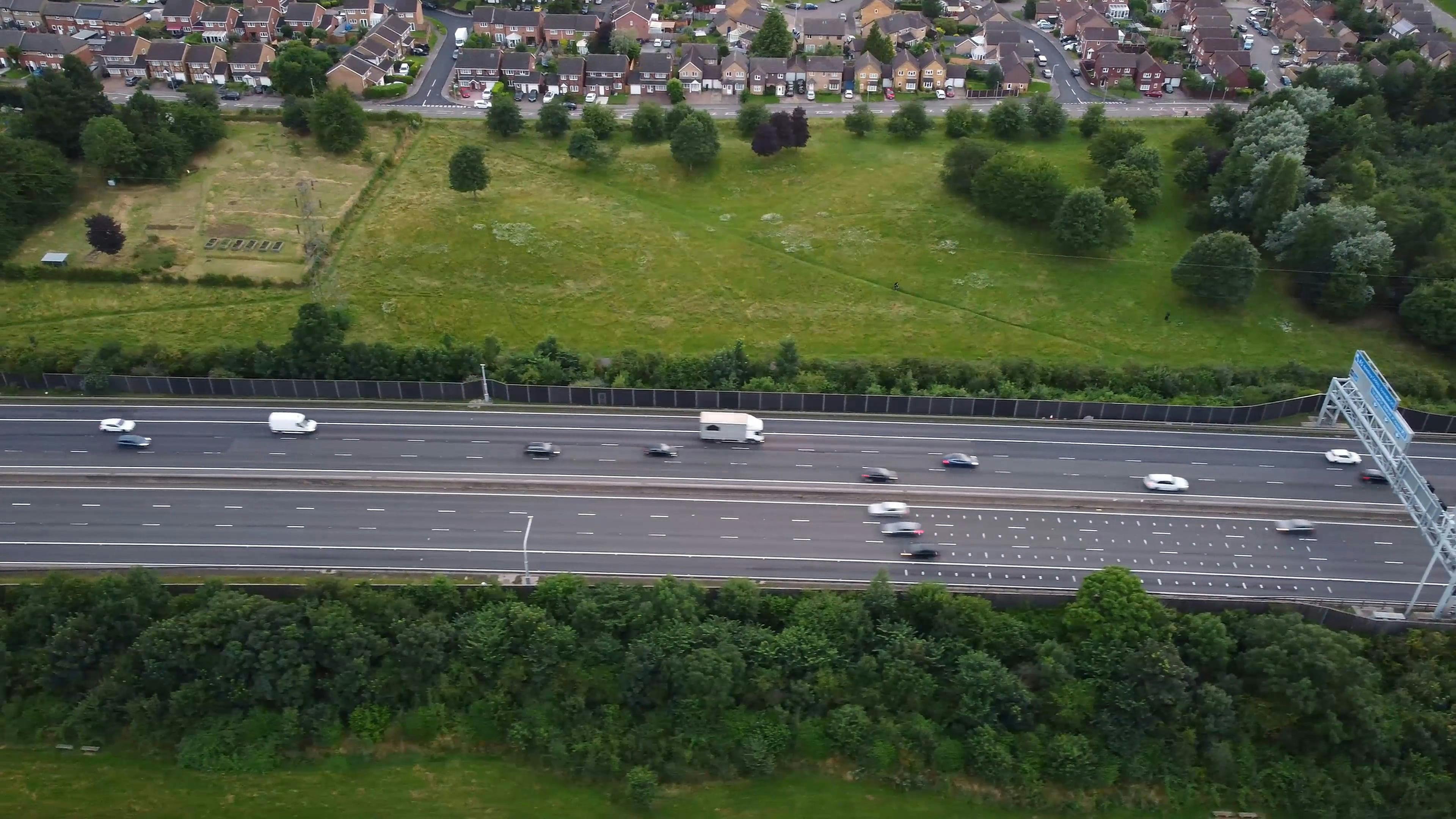 Drone Footage of a Highway Free Stock Video Footage, Royalty-Free 4K ...