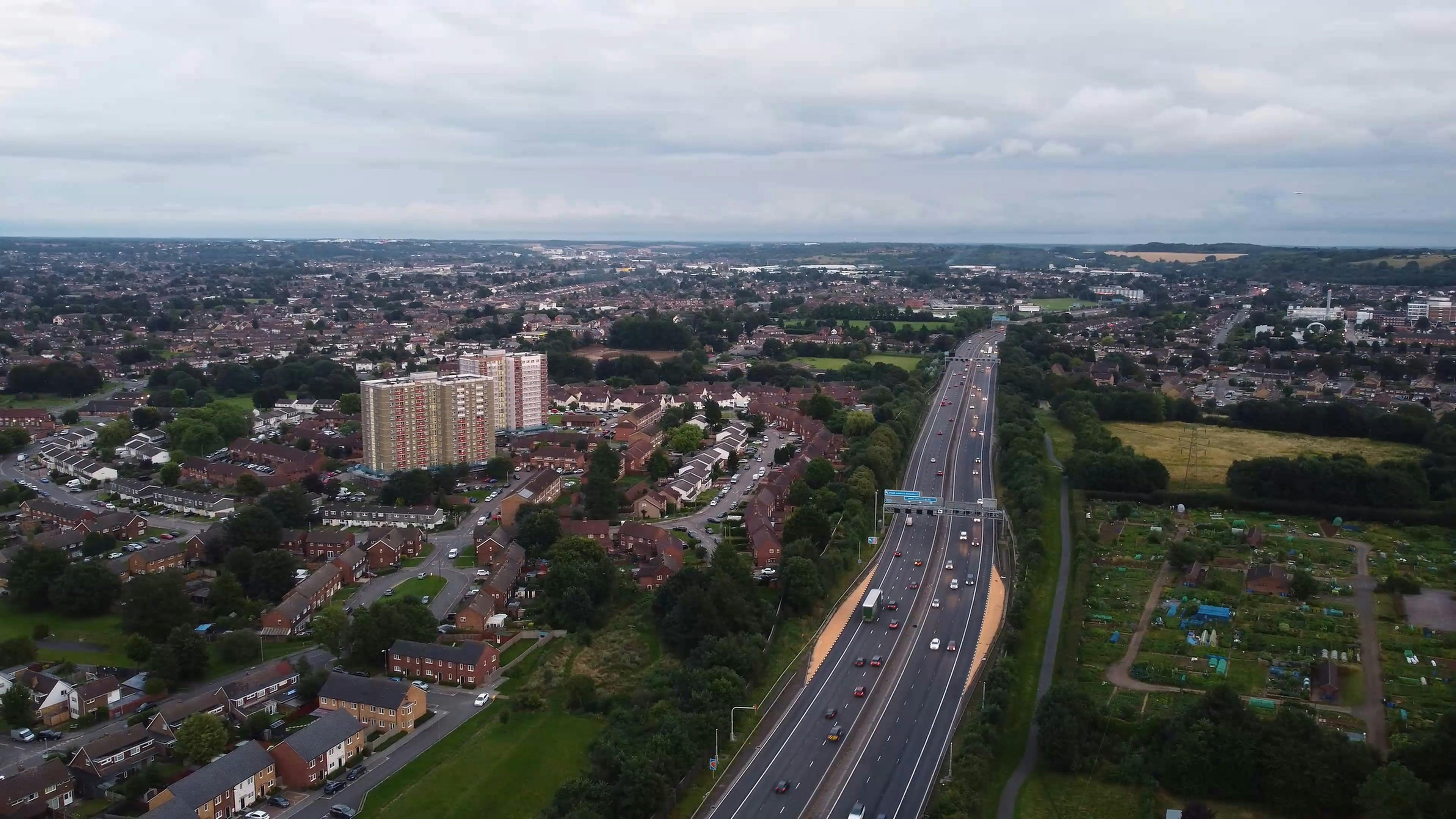 Drone Footage of a City Free Stock Video Footage, Royalty-Free 4K & HD ...