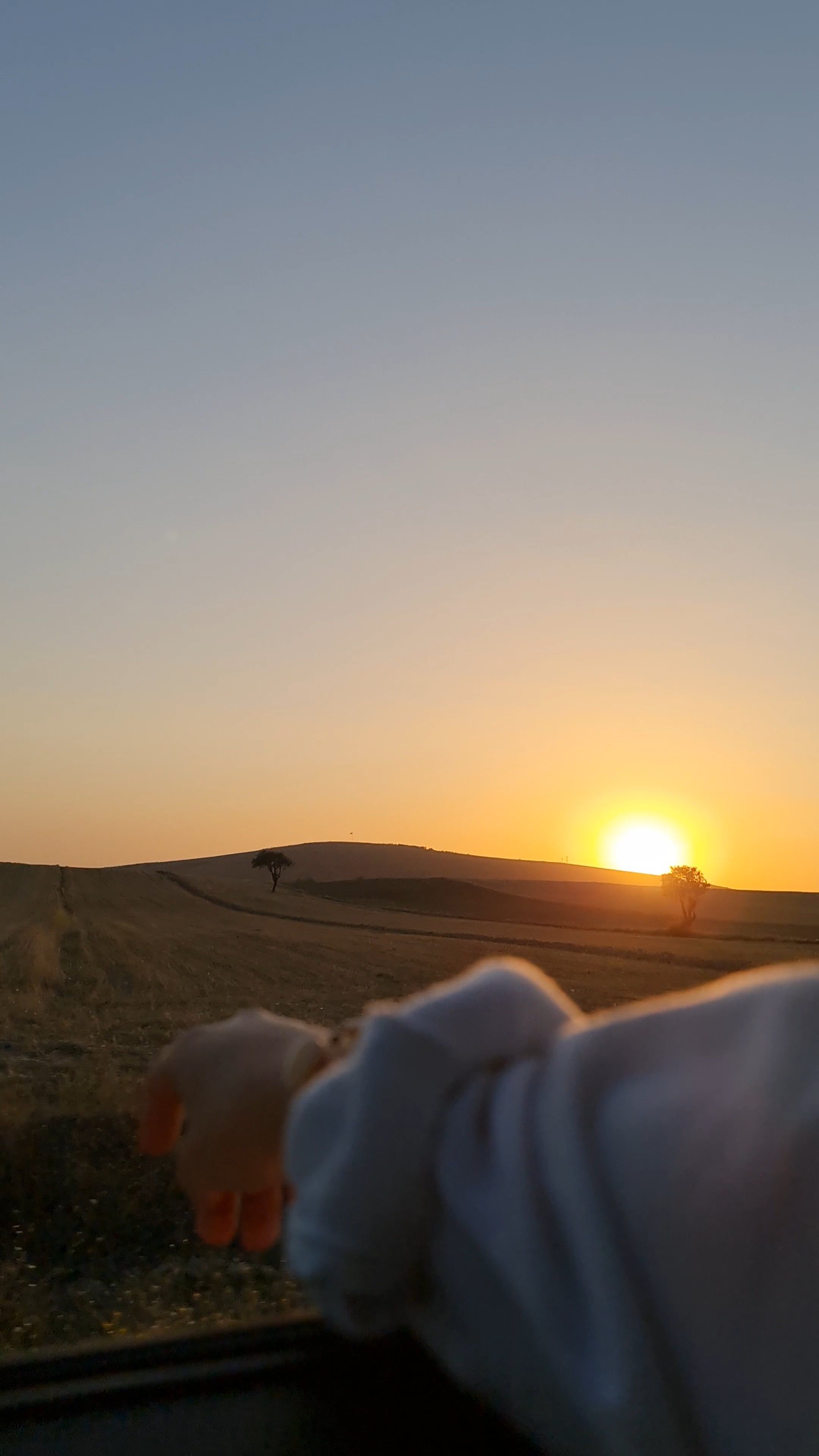 View of the Sunset In a Moving Car Free Stock Video Footage, Royalty ...