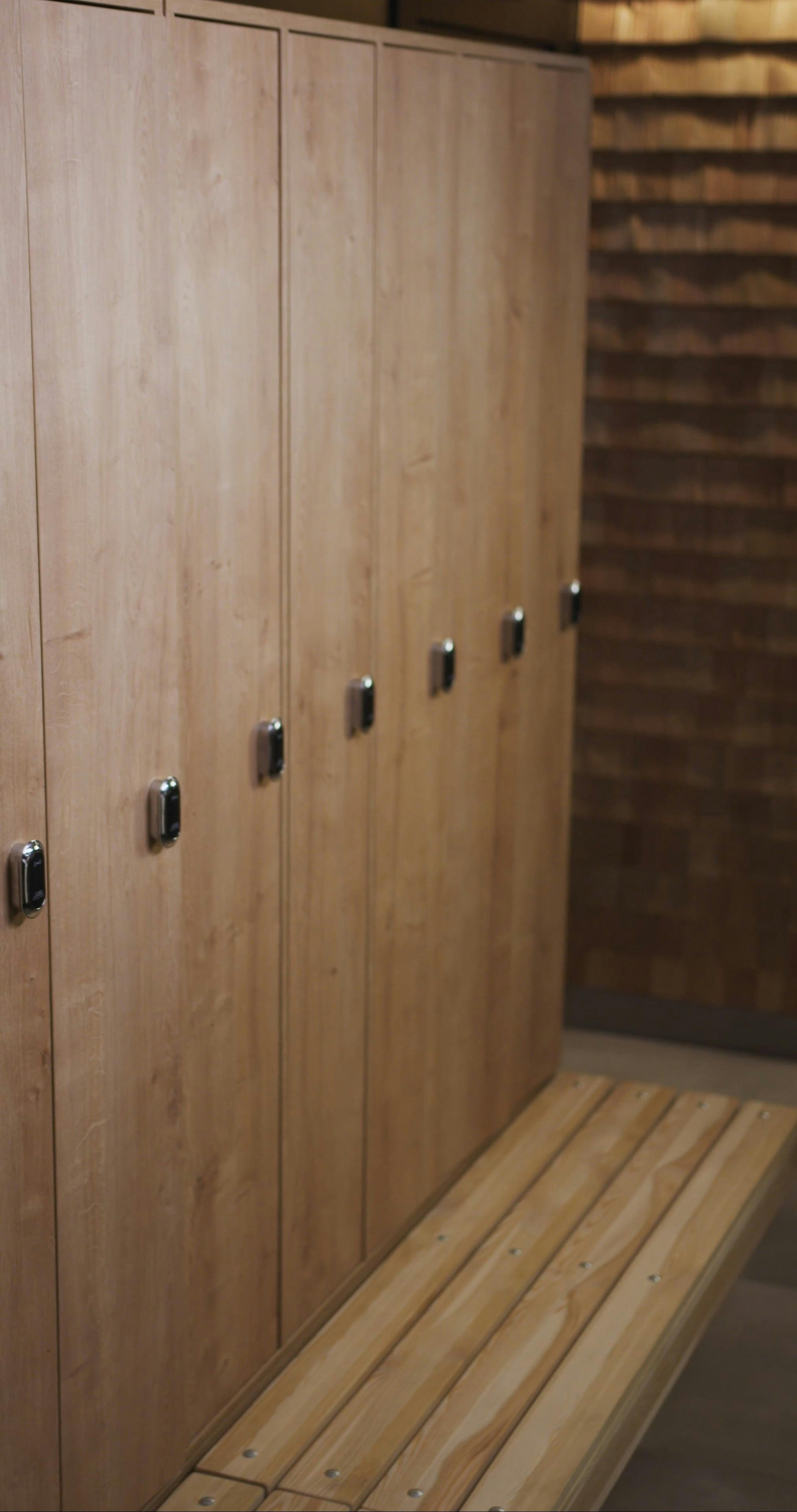 A Man Putting His Mobile Phone Inside the Locker · Free Stock Video