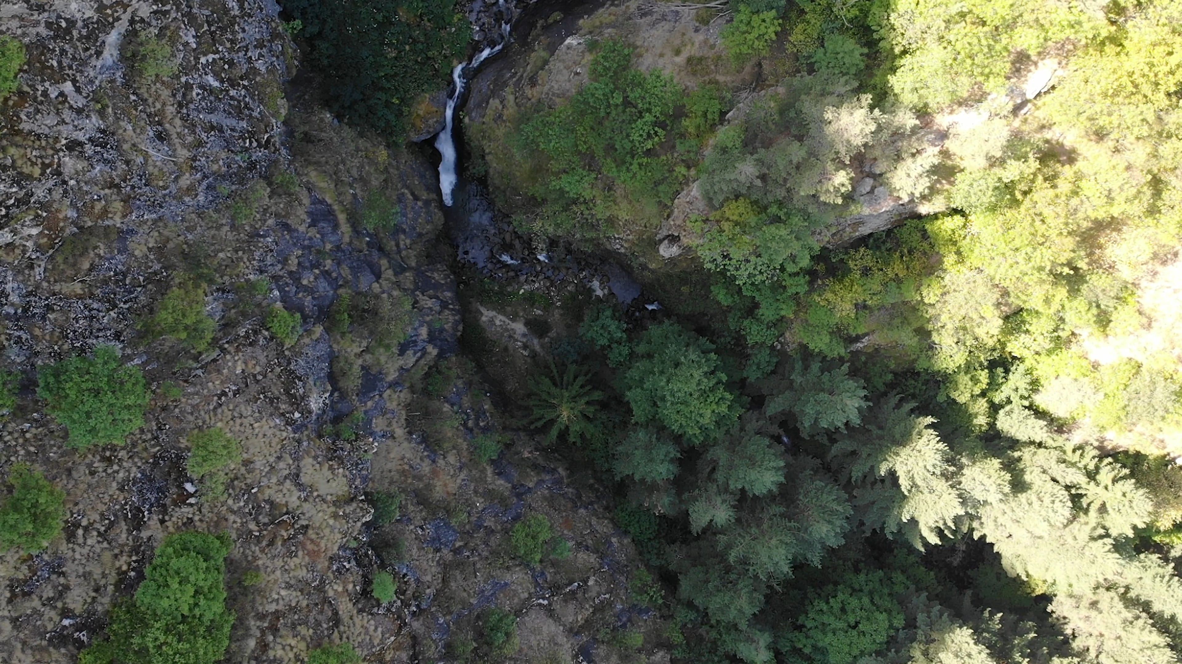 Aerial Footage of a Waterfall Free Stock Video Footage, Royalty-Free 4K ...