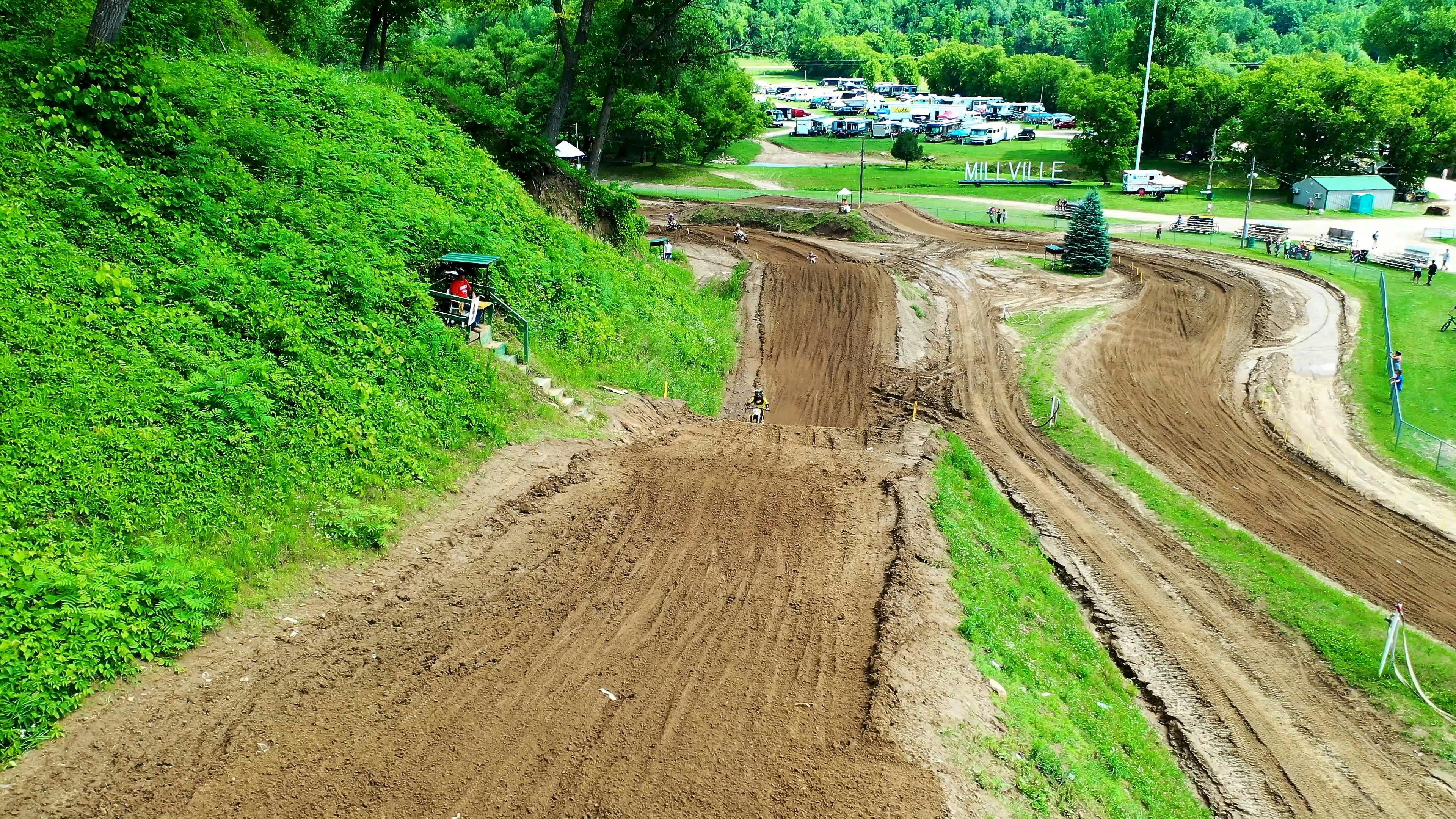 Drone Footage of a Motocross Track Free Stock Video Footage, Royalty ...