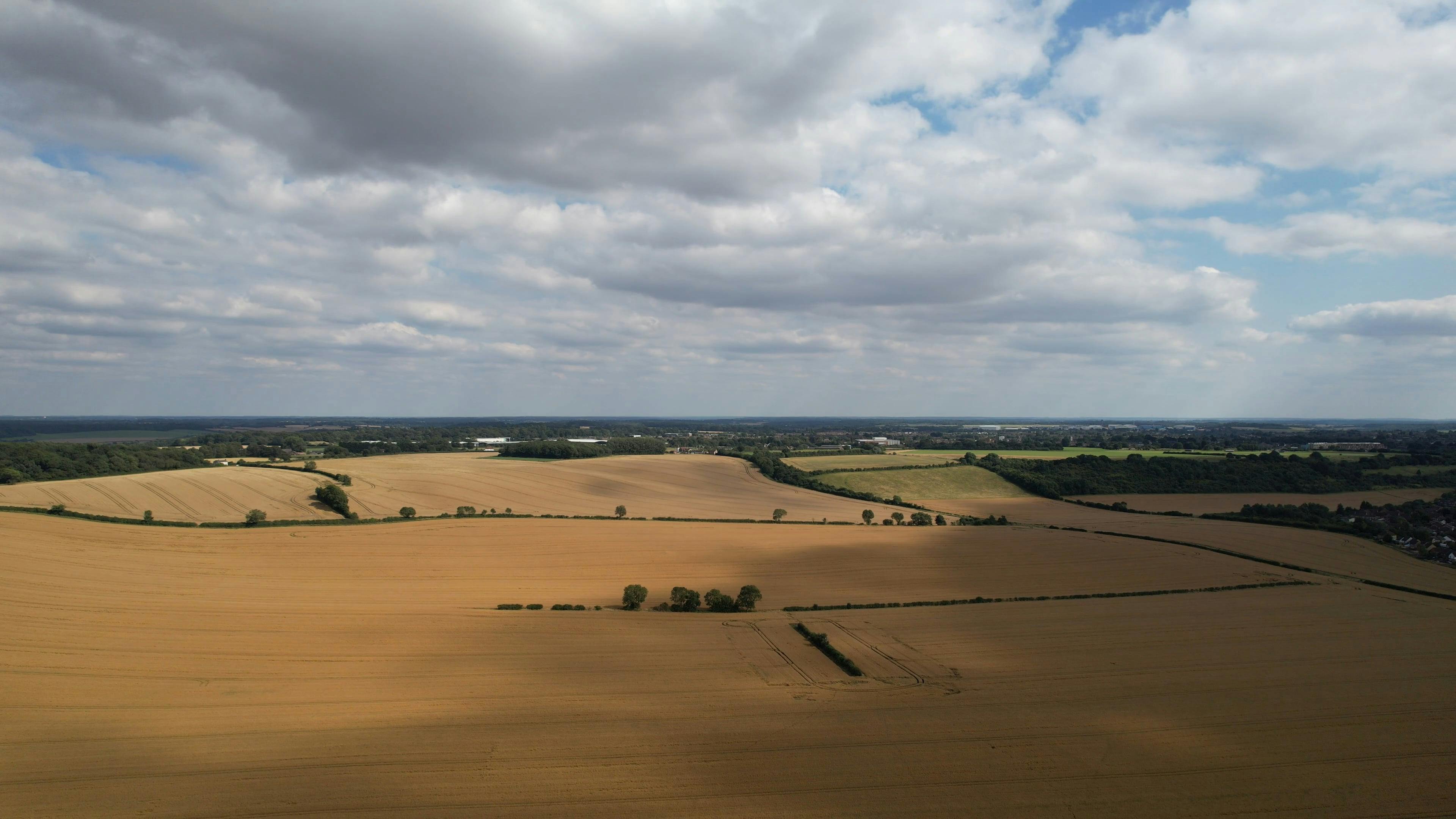 Drone Footage of Fields · Free Stock Video
