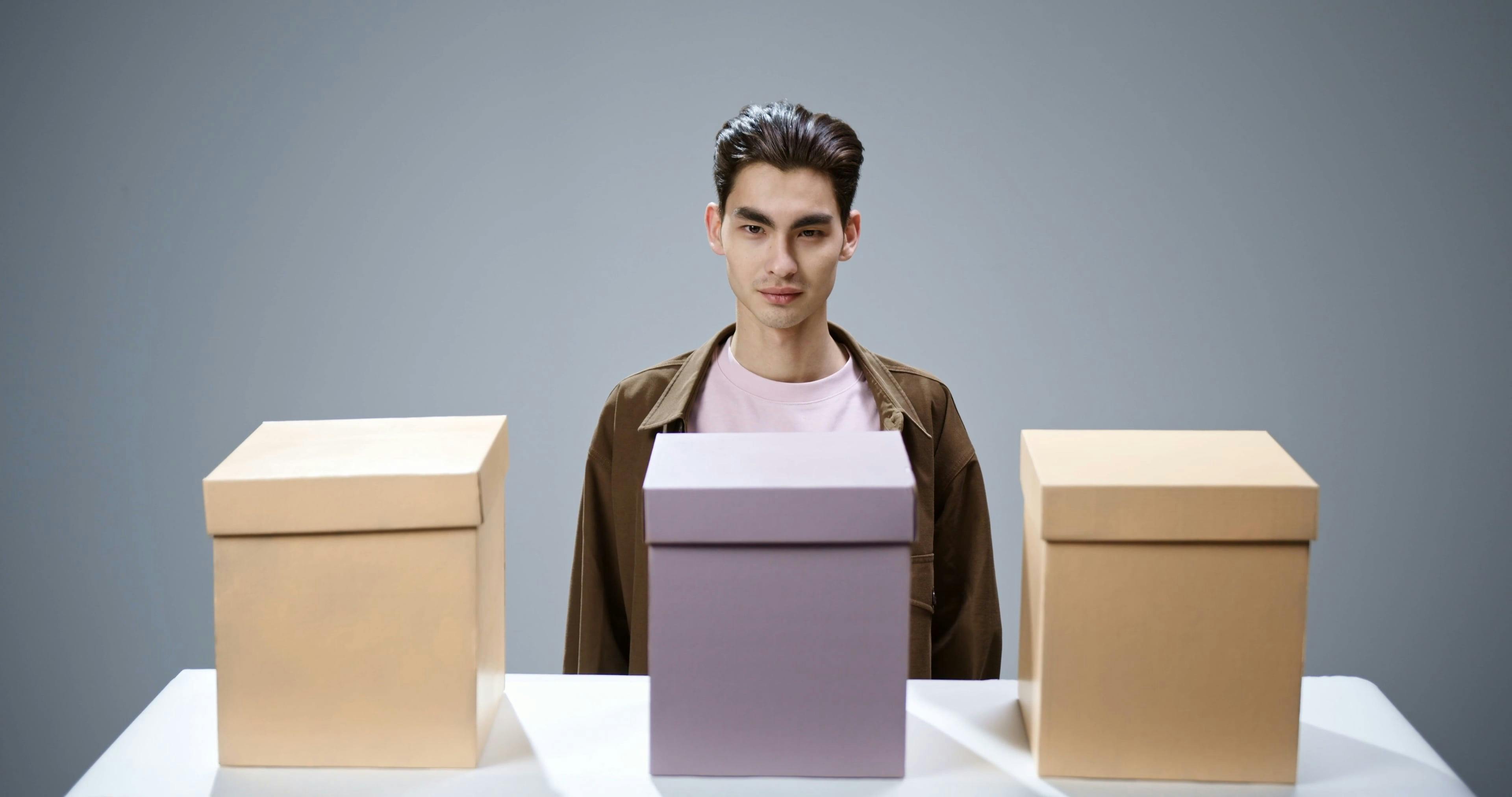 A Man Putting Things Inside the Boxes Free Stock Video Footage, Royalty ...