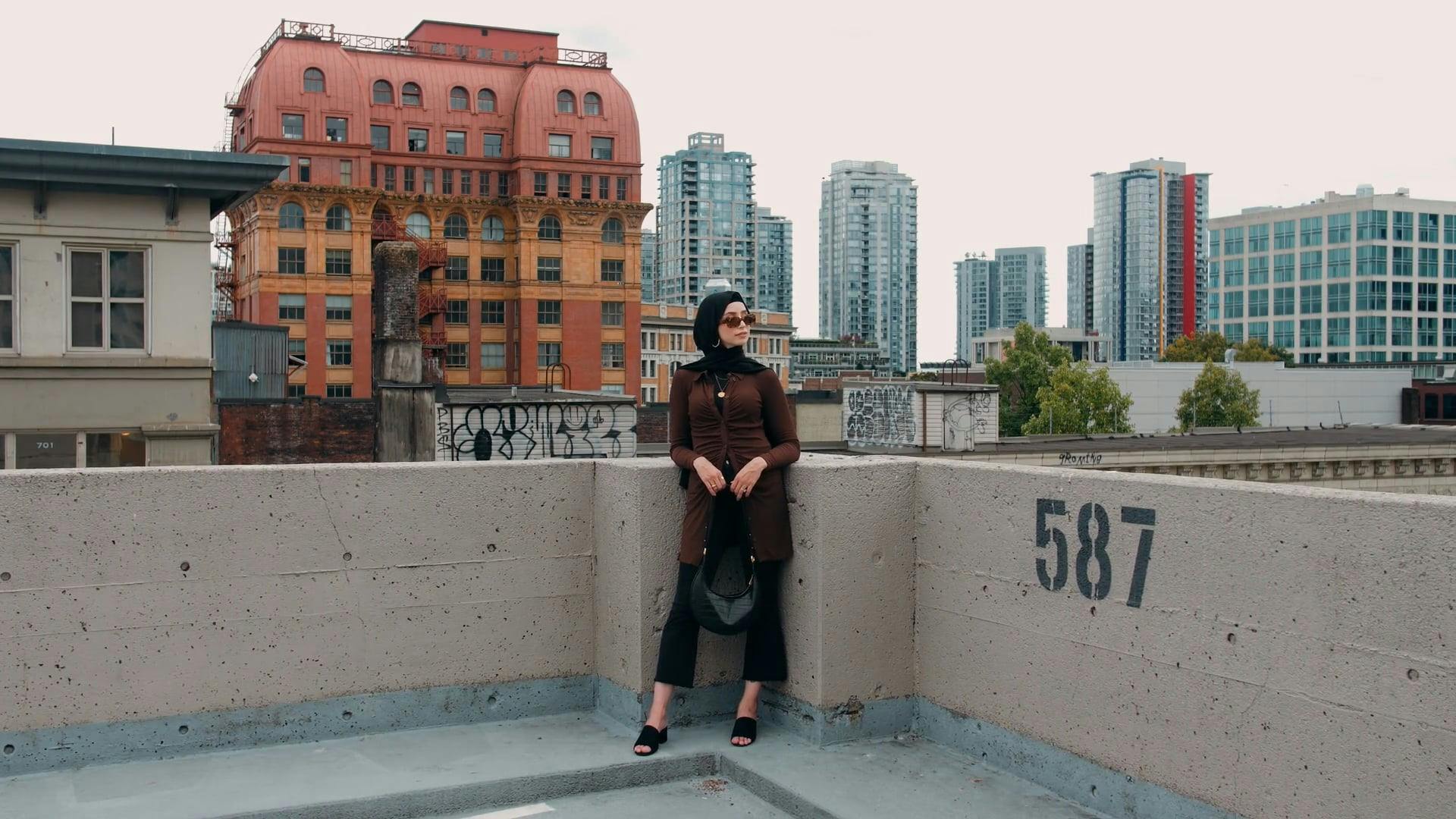 Woman Standing on Rooftop Free Stock Video Footage, Royalty-Free 4K ...