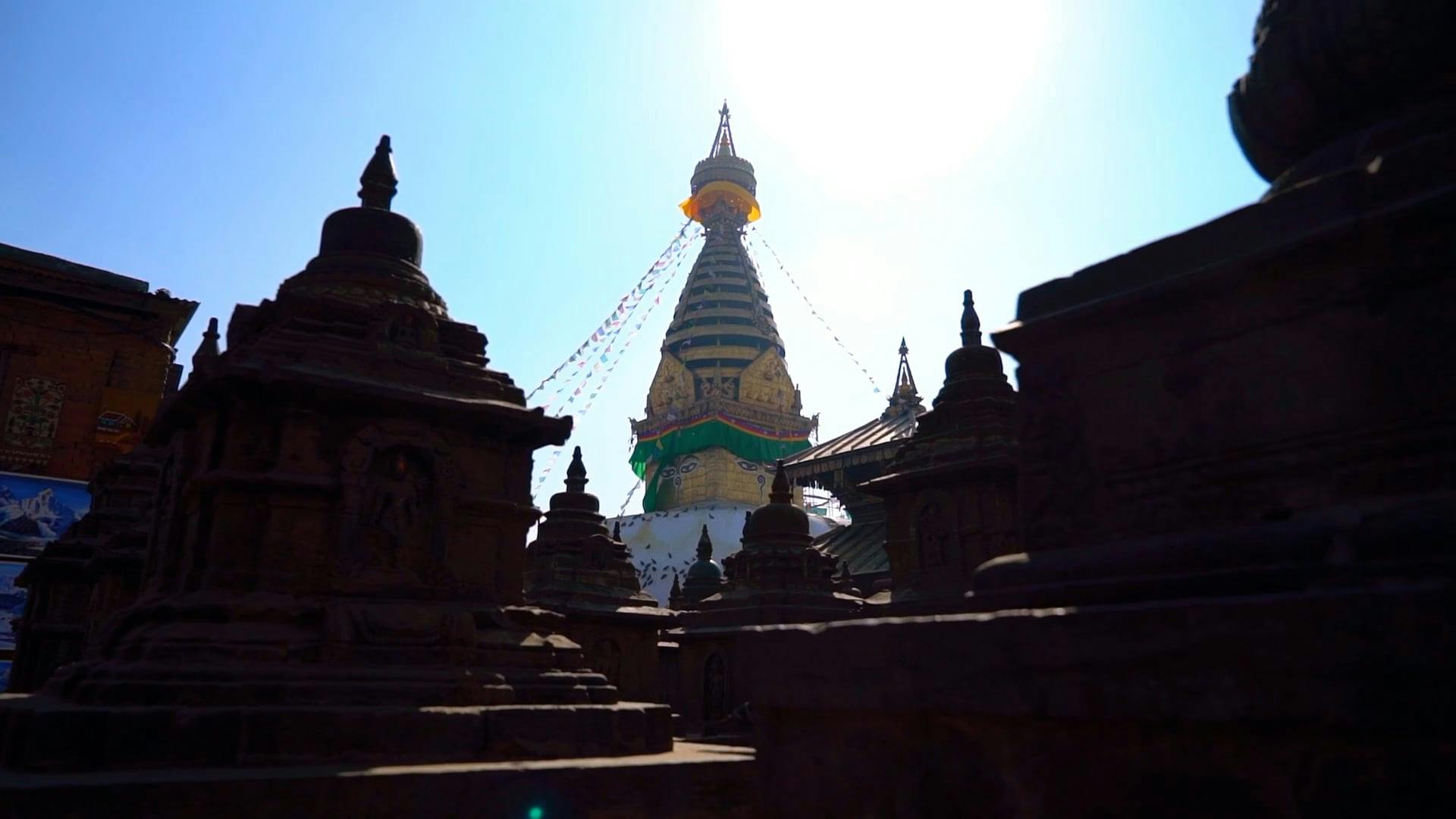 Tracking Shot of a Temple Free Stock Video Footage, Royalty-Free 4K ...