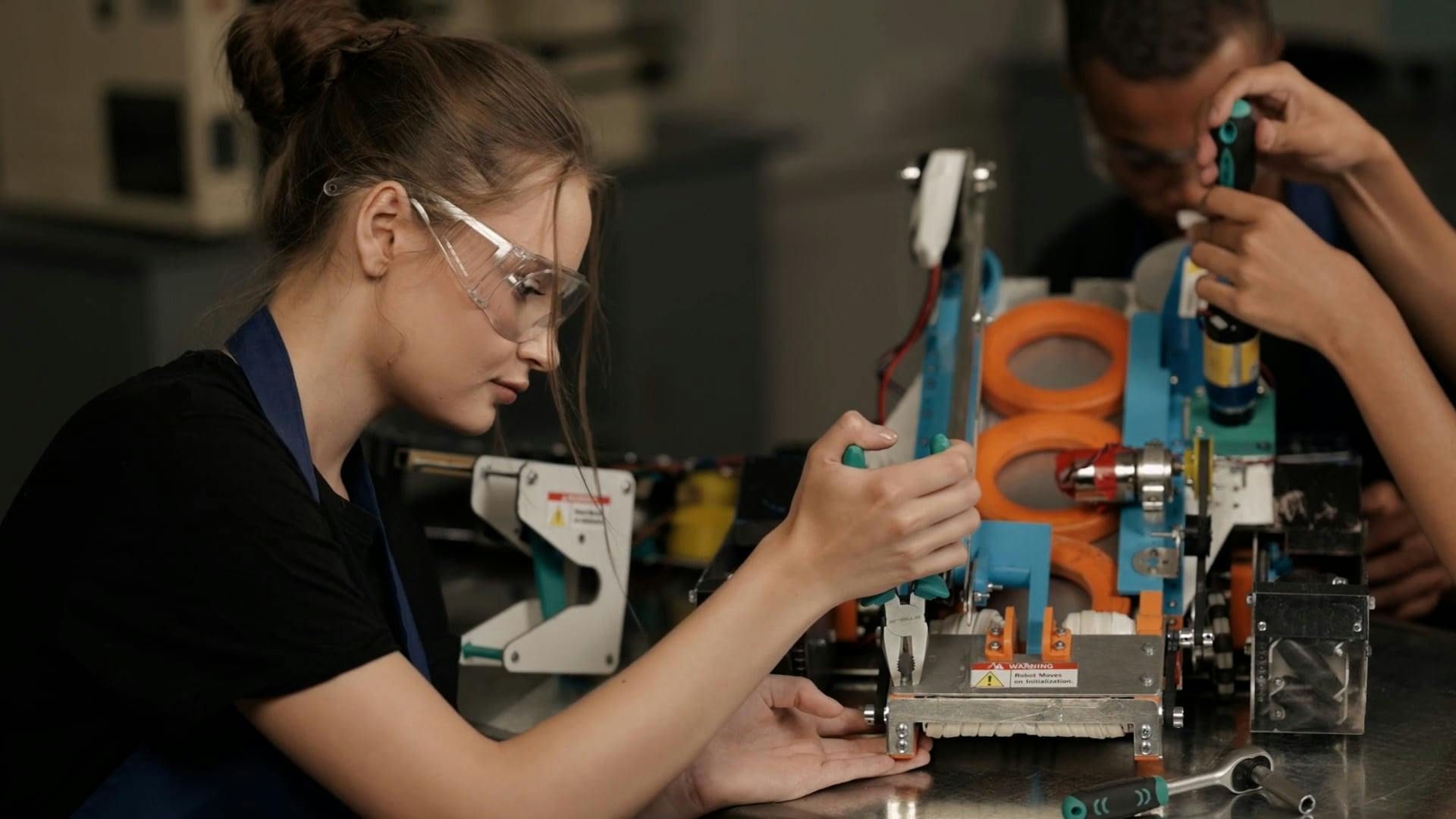 Engineers Working on a Robot Free Stock Video Footage, Royalty-Free 4K ...