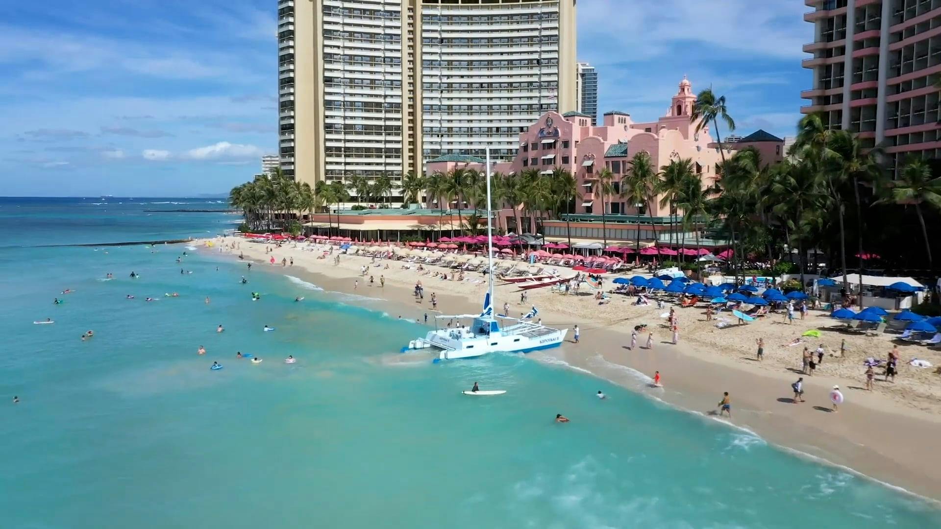 Drone Footage of a Beachside Free Stock Video Footage, Royalty-Free 4K ...