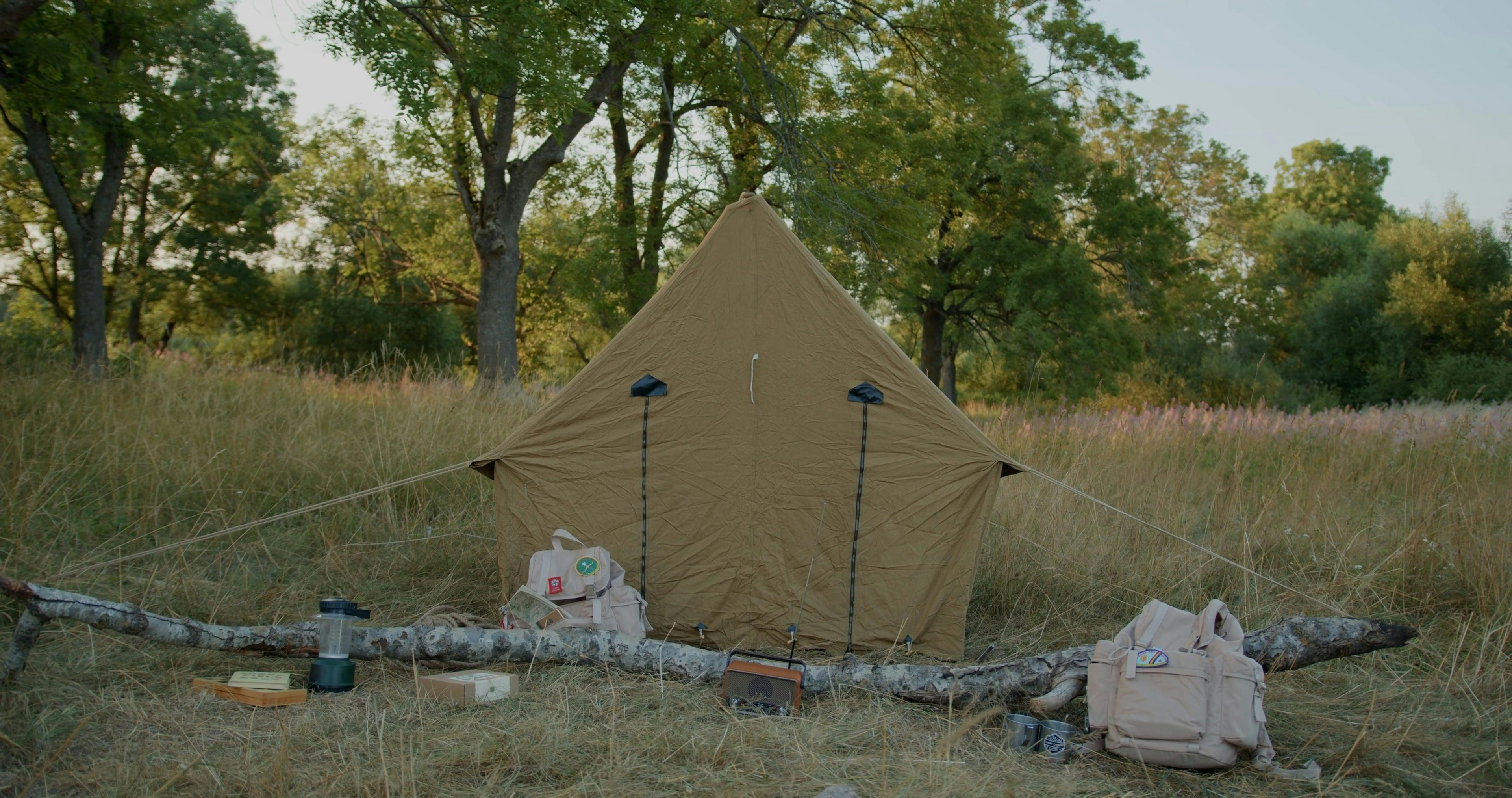 Scouts Eating Together while Sitting on a Log Free Stock Video Footage ...