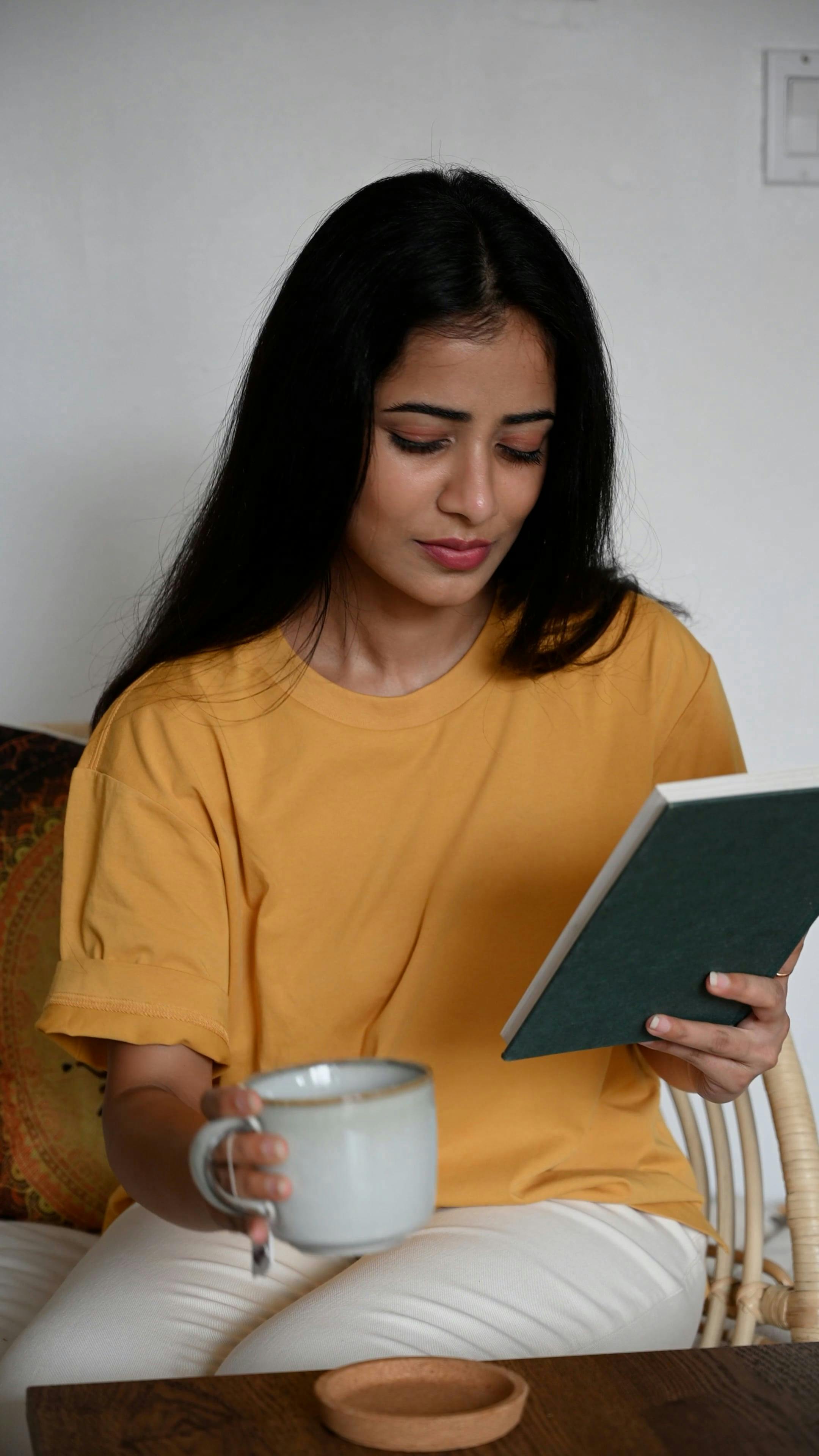 Woman Reading a Book · Free Stock Video