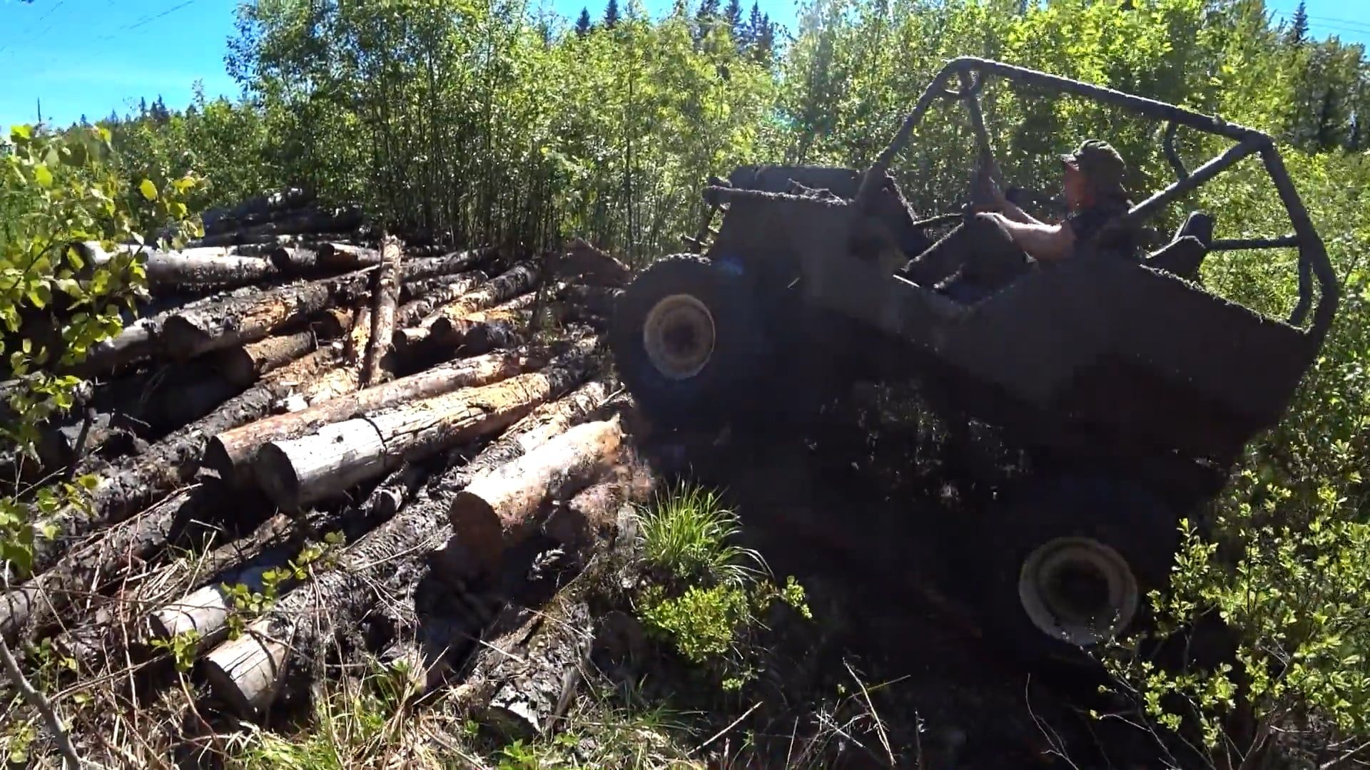 Man Driving on Logs Free Stock Video Footage, Royalty-Free 4K & HD ...