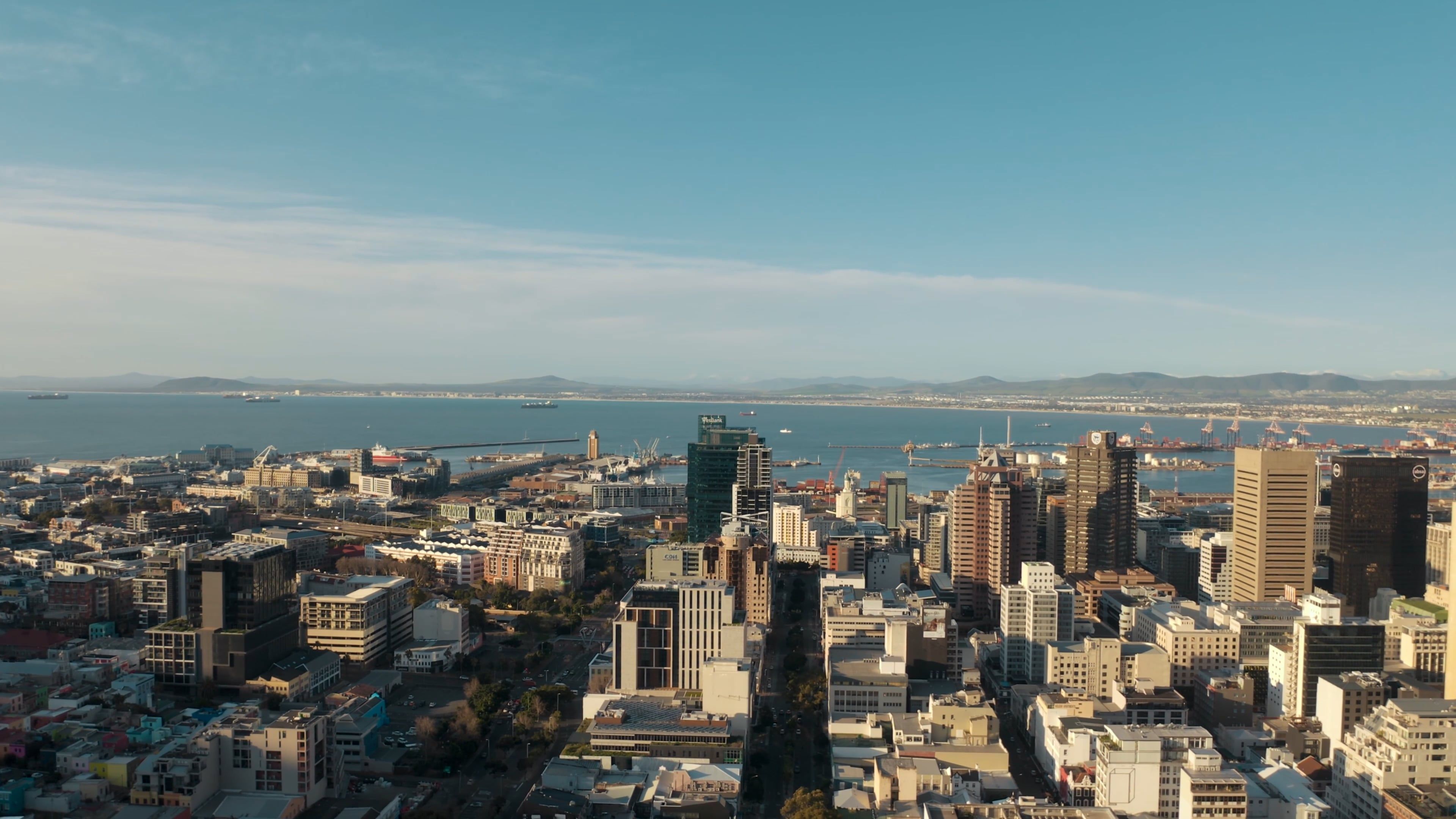 A Drone Footage of a City Free Stock Video Footage, Royalty-Free 4K ...