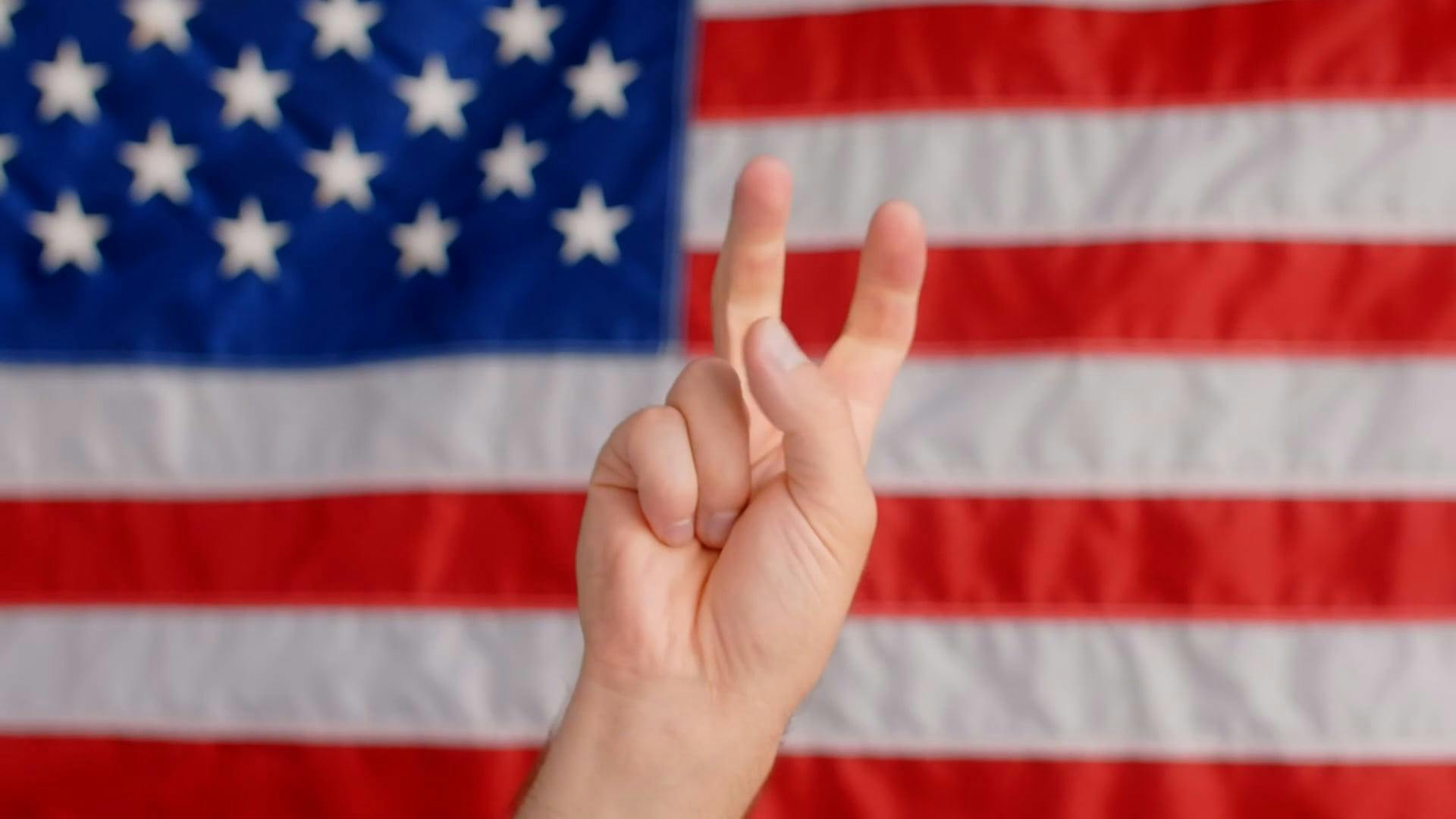 A Hand Doing Peace Sign Free Stock Video Footage, Royalty-Free 4K & HD ...
