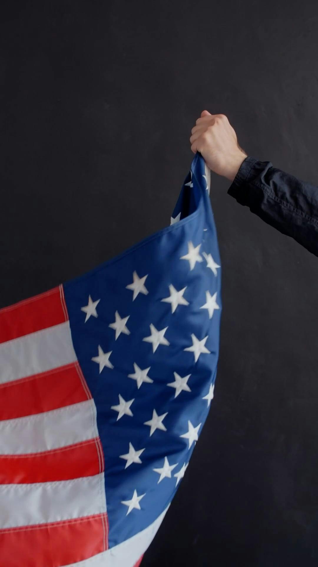 A Hand Pulling the American Flag Free Stock Video Footage, Royalty-Free ...