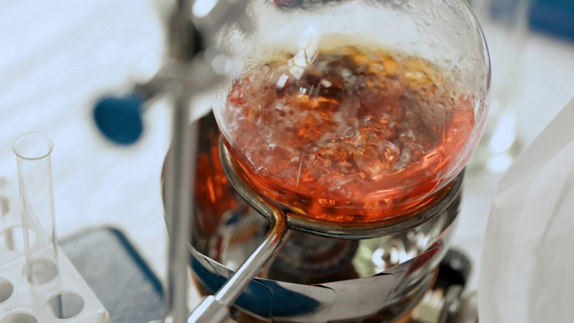 A Boiling Chemical in the Laboratory Free Stock Video Footage, Royalty ...