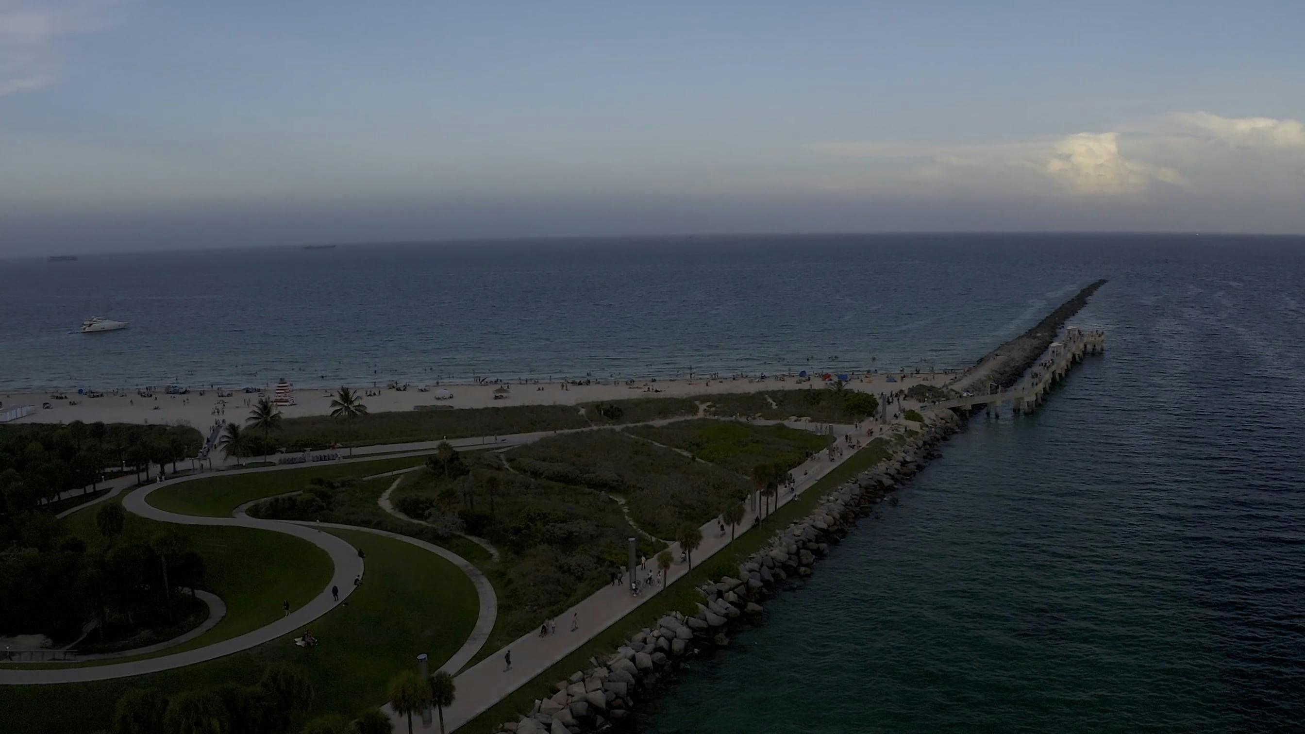 Drone Footage of a Beach Resort Free Stock Video Footage, Royalty-Free ...