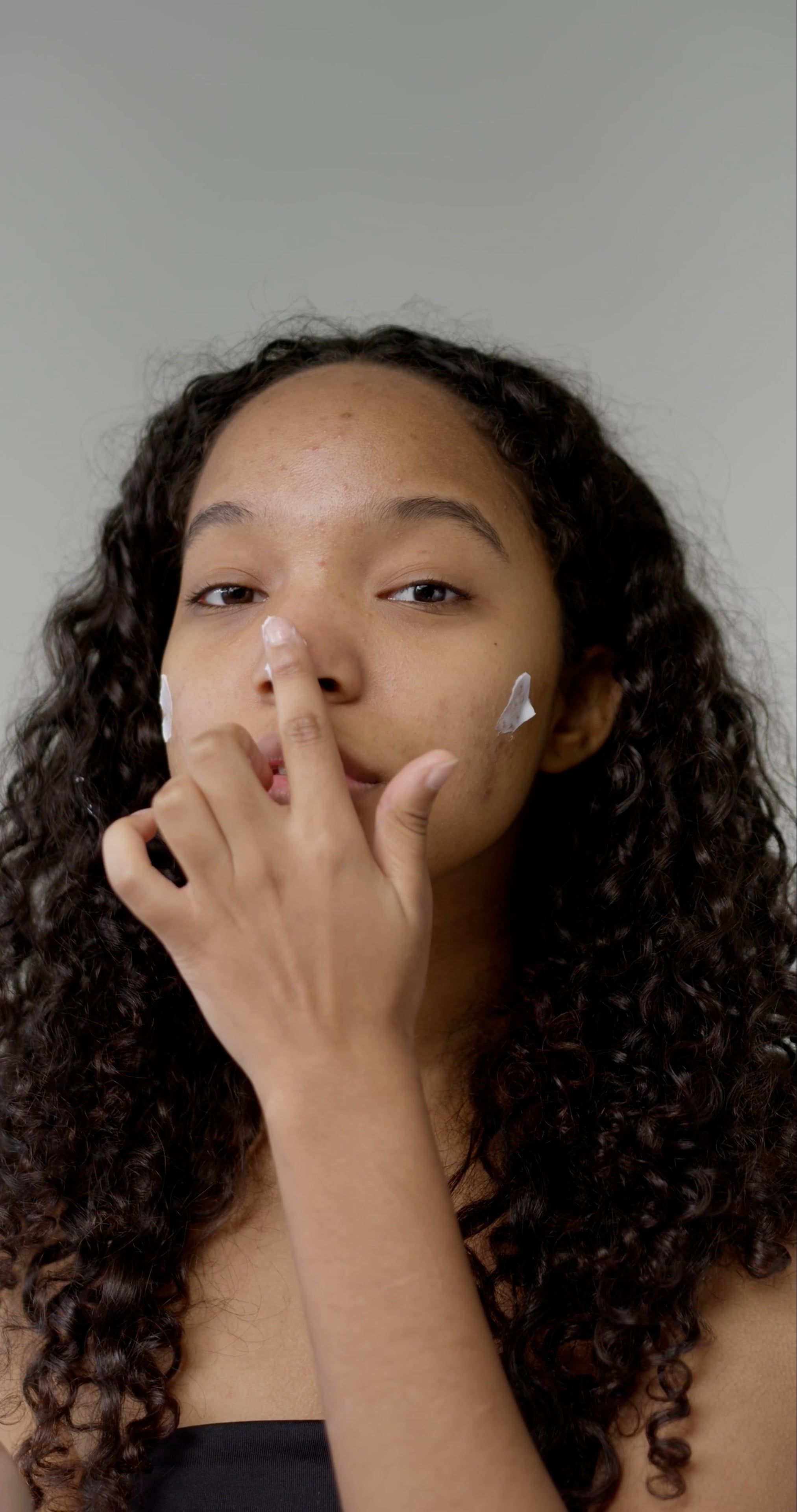 A Woman Applying Face Cream Free Stock Video Footage, Royalty-Free 4K ...