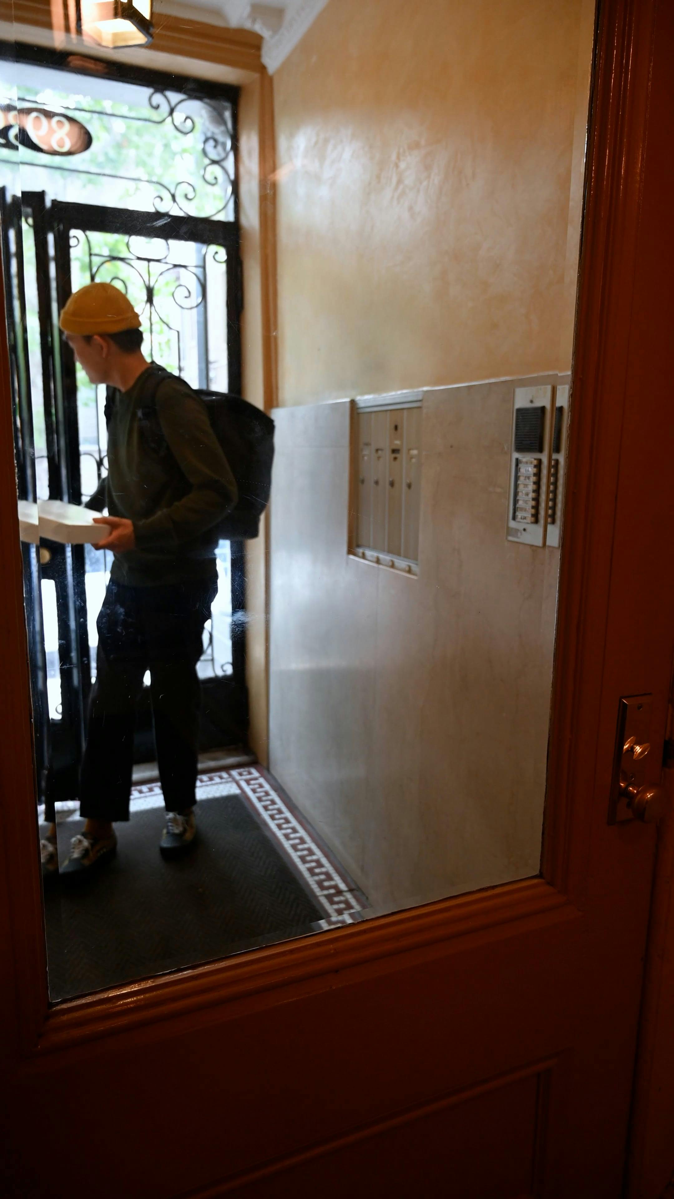 Man Wearing Back up Entering Room Free Stock Video Footage, Royalty ...