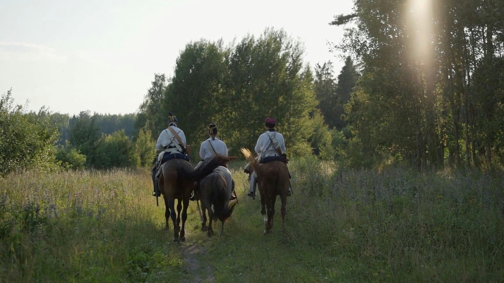 Back View of Men Riding Horseback Free Stock Video Footage, Royalty ...