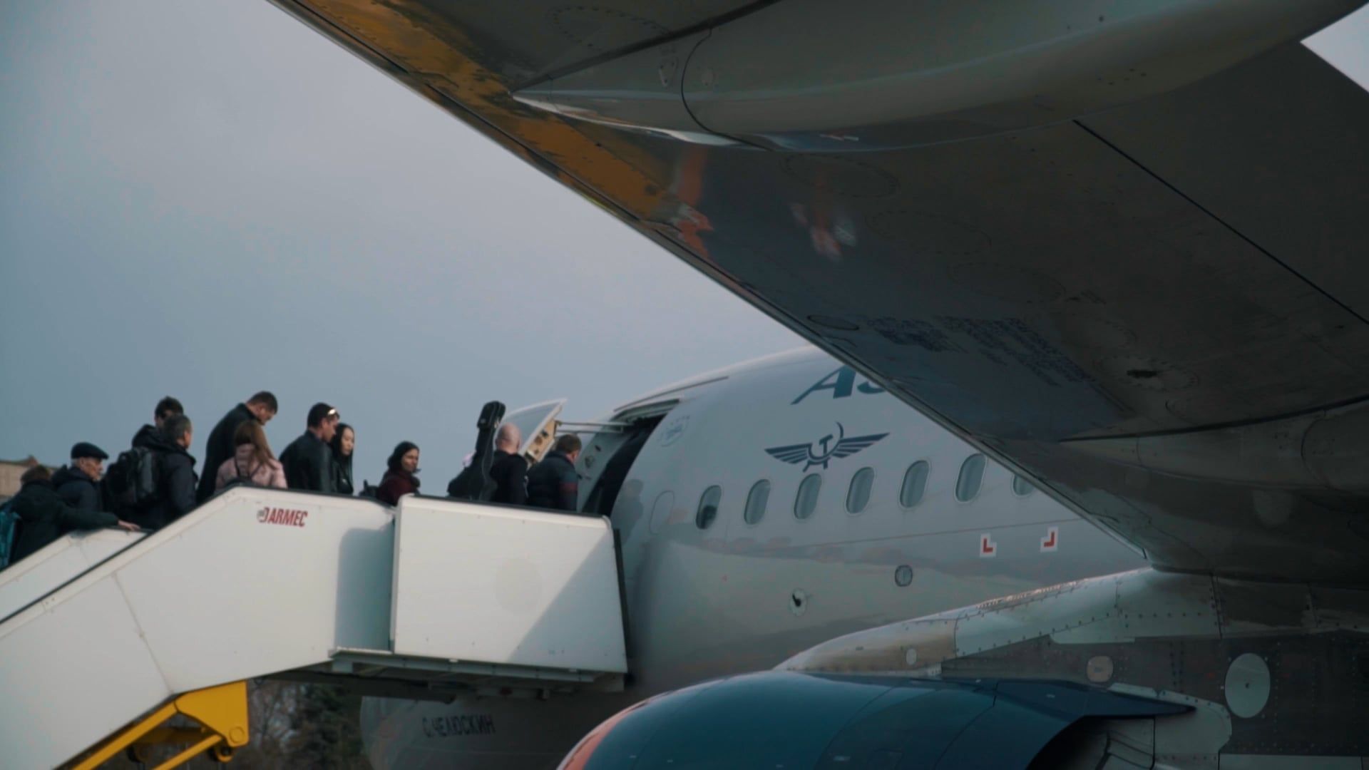 Passengers Getting On The Airplane Free Stock Video Footage, Royalty ...