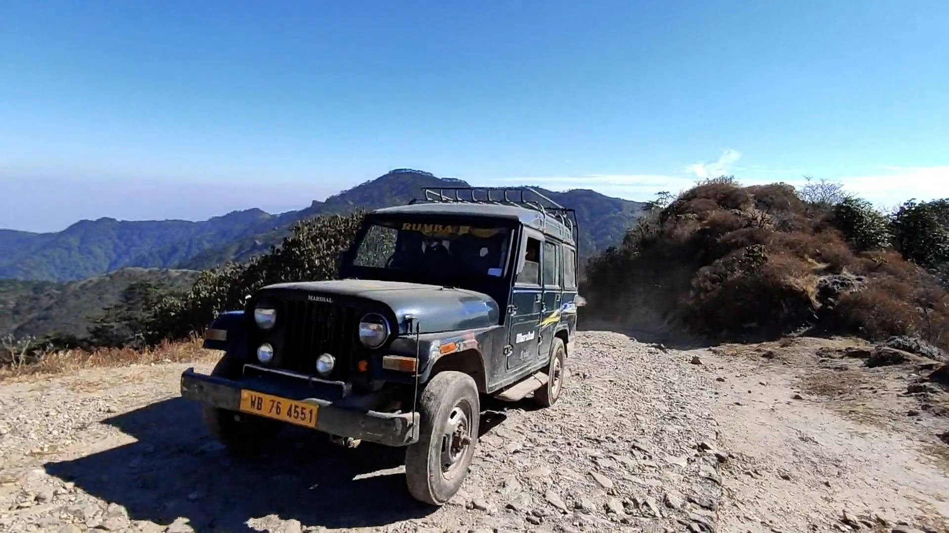 Off-Road Car Driving Along Dirt Road Free Stock Video Footage, Royalty ...