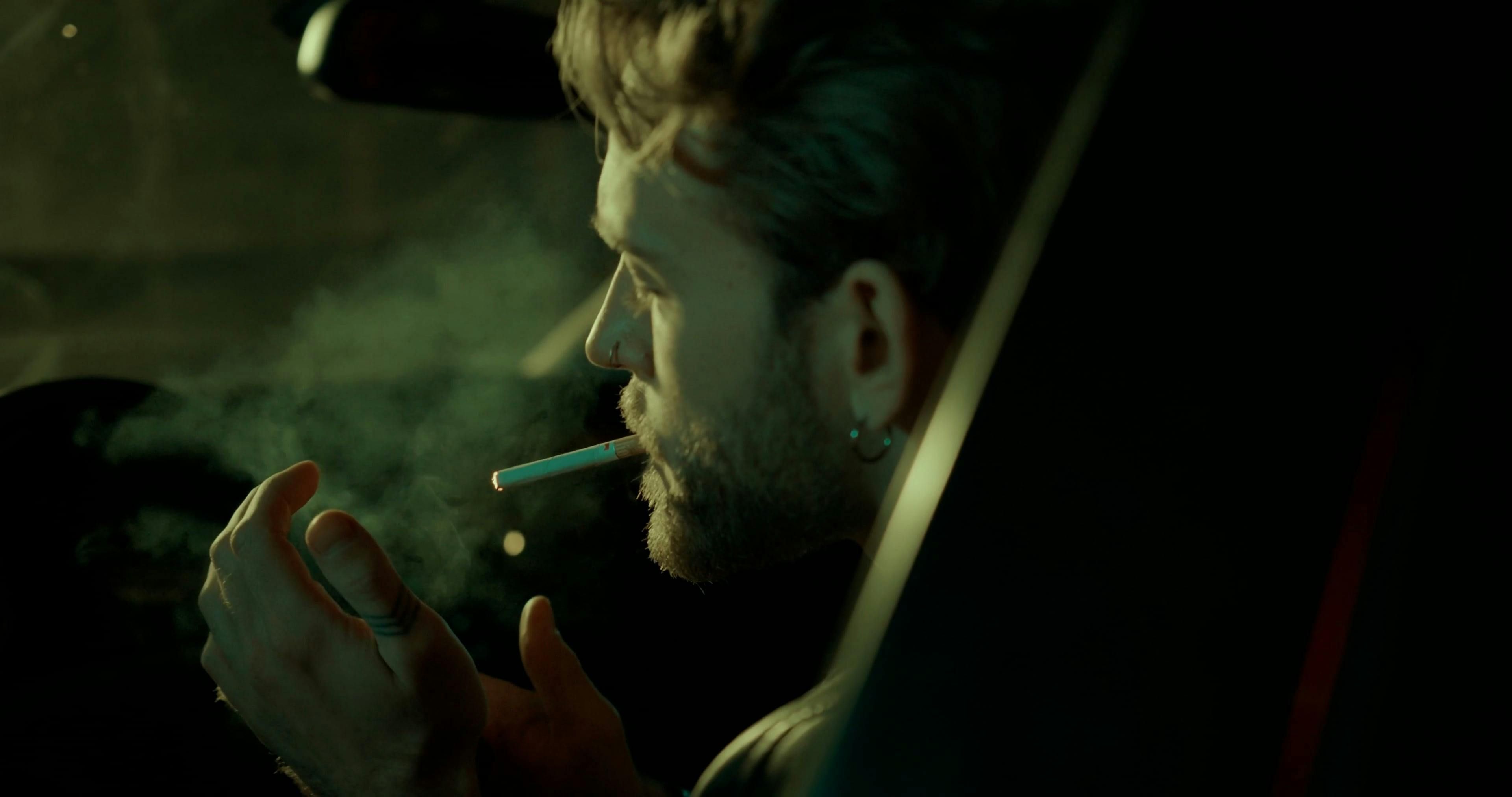 A Man Smoking Inside the Car Free Stock Video Footage, Royalty-Free 4K ...