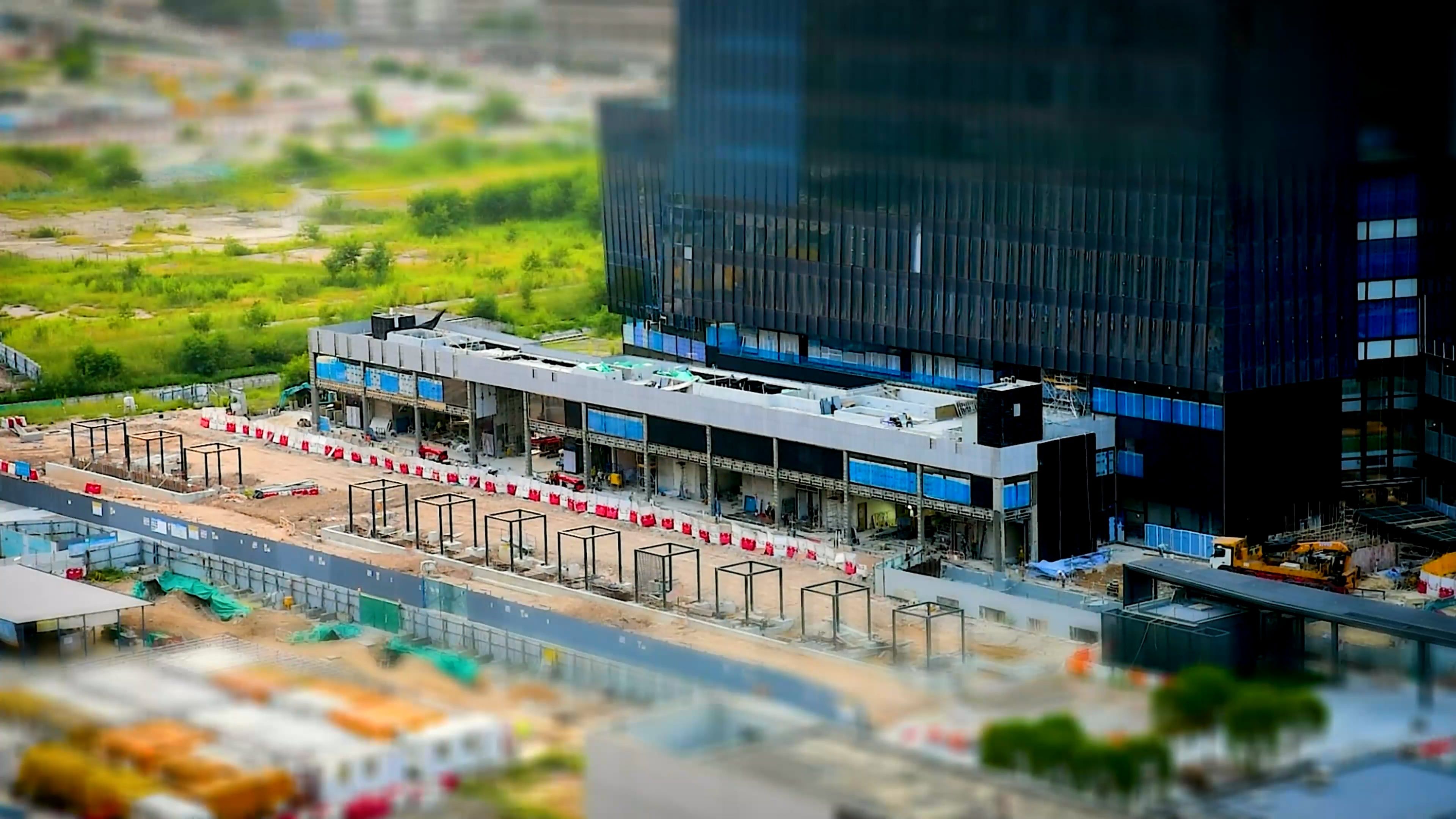 Construction near Building Free Stock Video Footage, Royalty-Free 4K ...