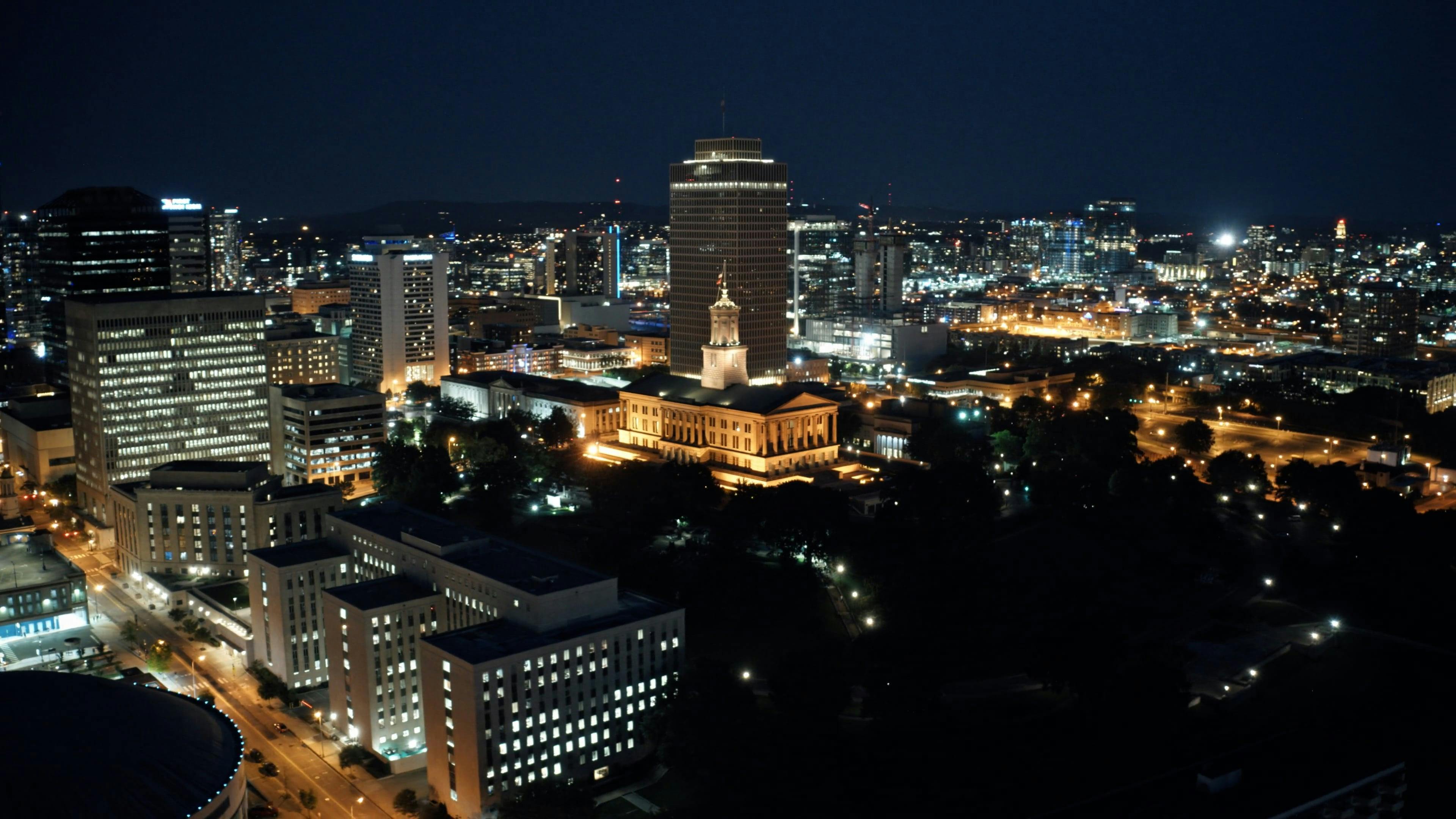 Vídeo profissional gratuito de ambiente noturno, américa do norte ...