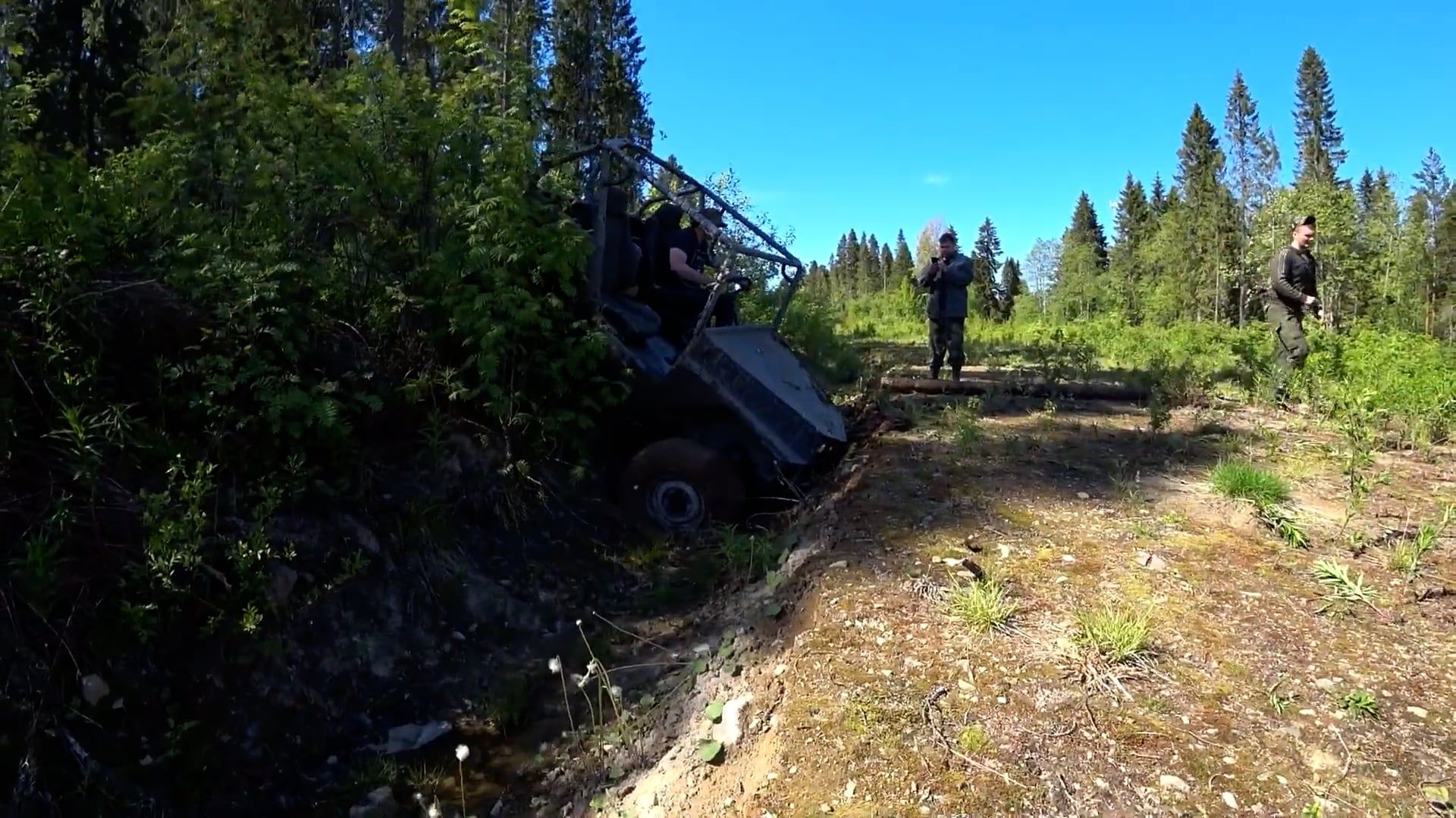 A Person Driving a 4x4 Truck in the Forest Free Stock Video Footage ...
