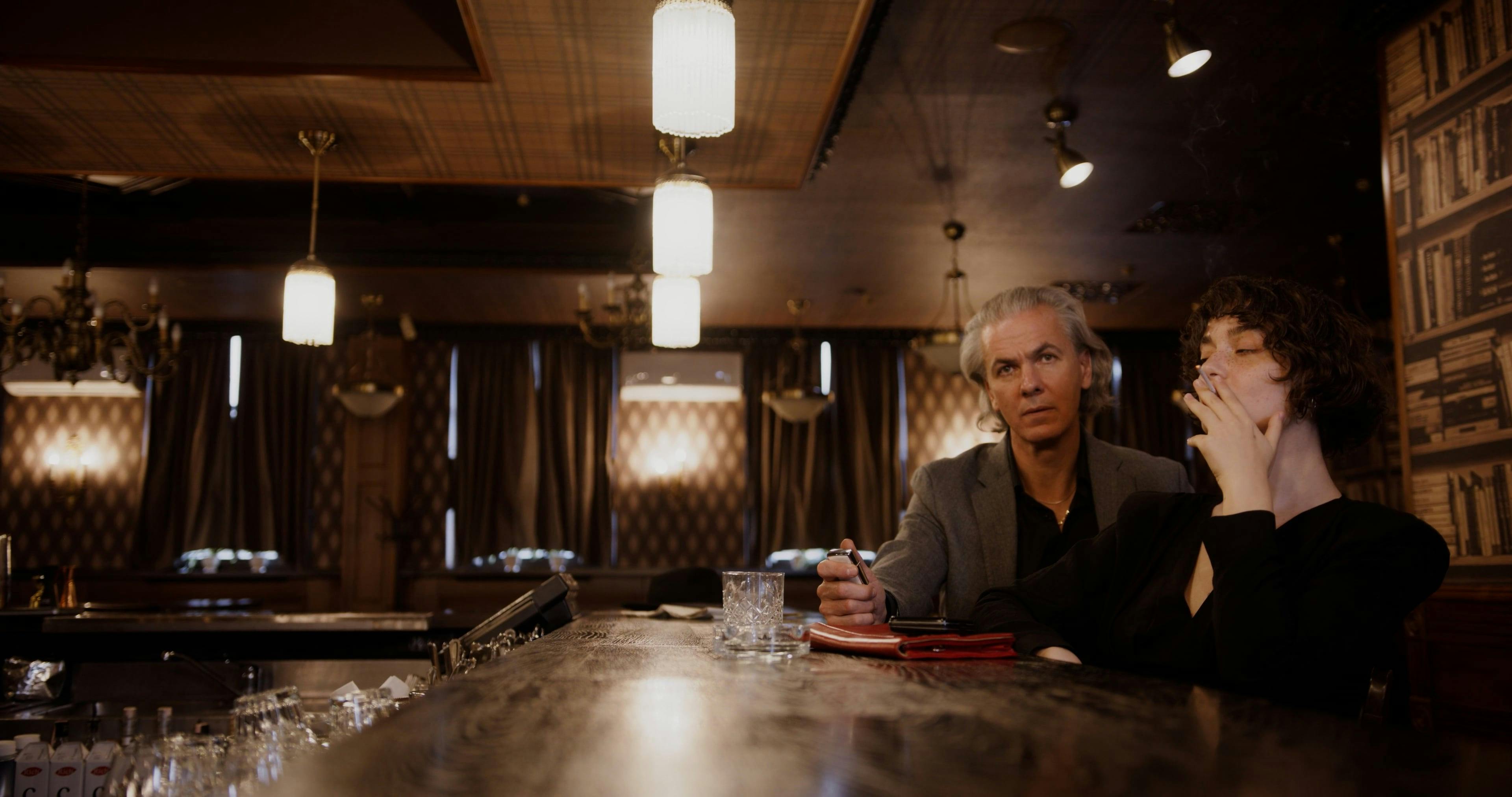 A Woman Smoking while Talking to the Man Free Stock Video Footage ...