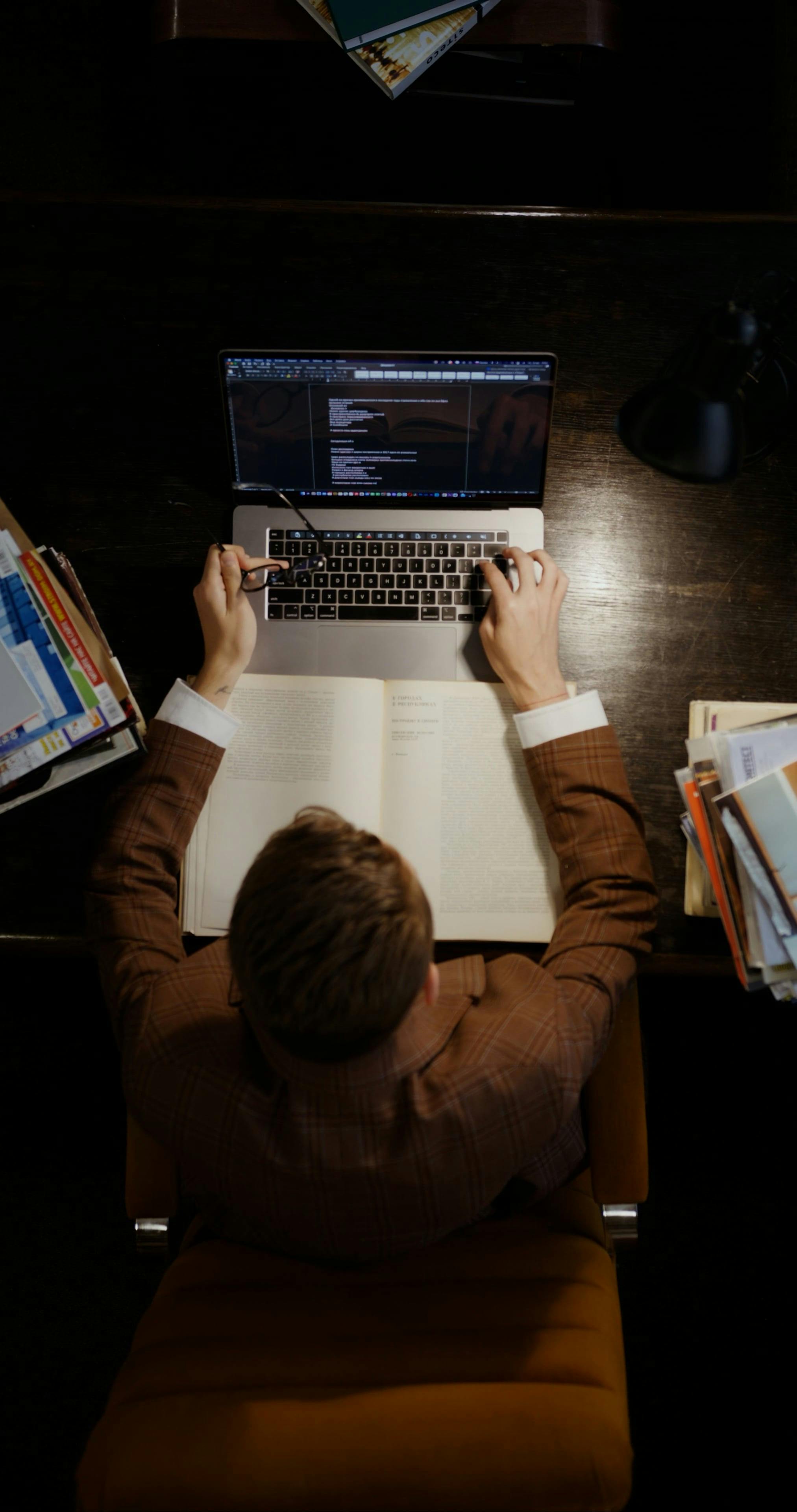 Man Doing a Research Free Stock Video Footage, Royalty-Free 4K & HD ...