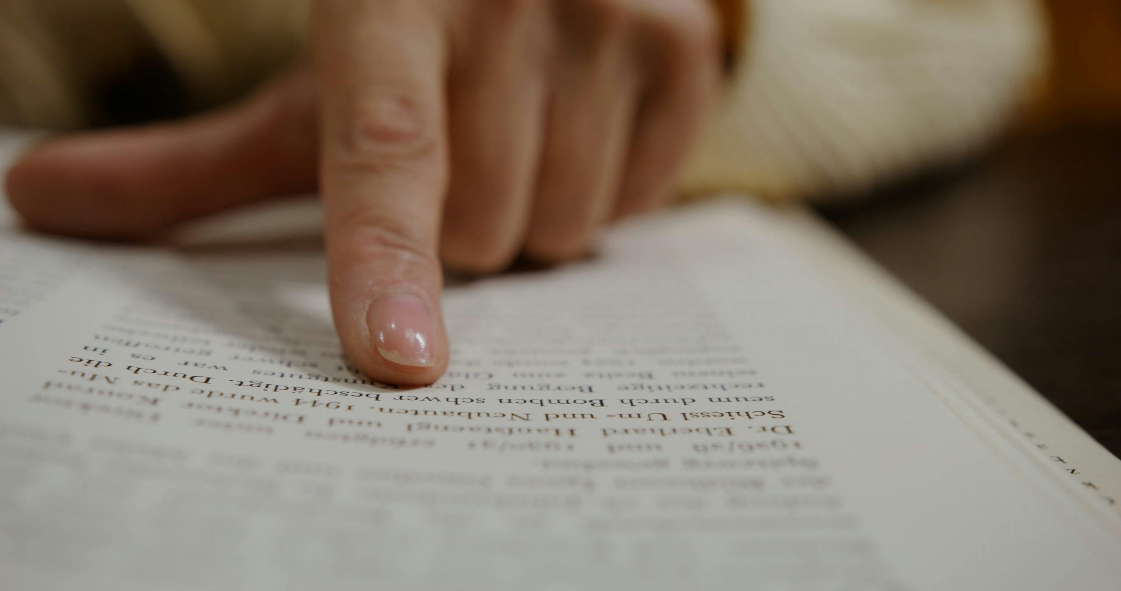 A Hand Touching a Book Free Stock Video Footage, Royalty-Free 4K & HD ...
