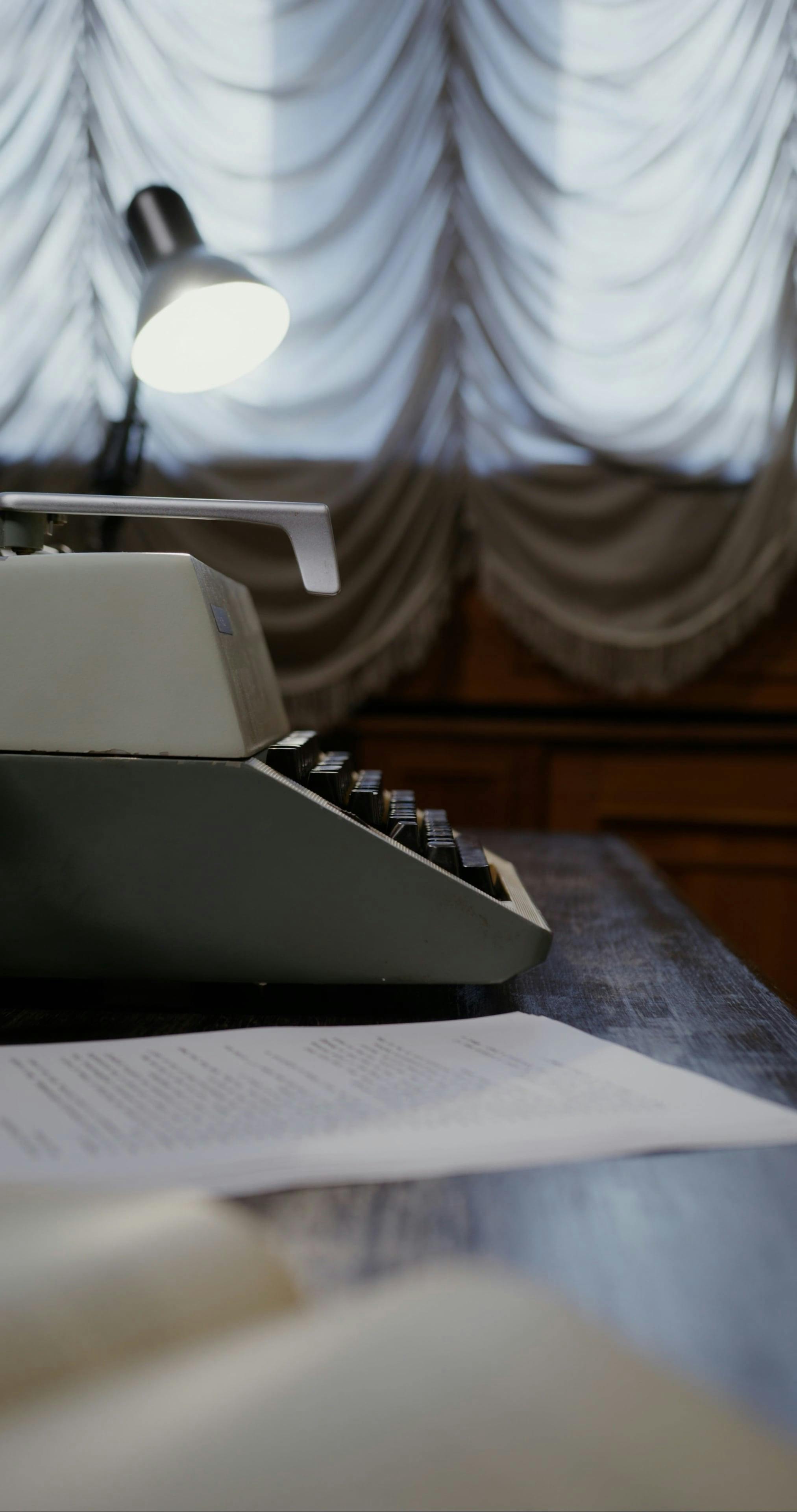 A Person Typing on Vintage Typewriter Free Stock Video Footage, Royalty ...