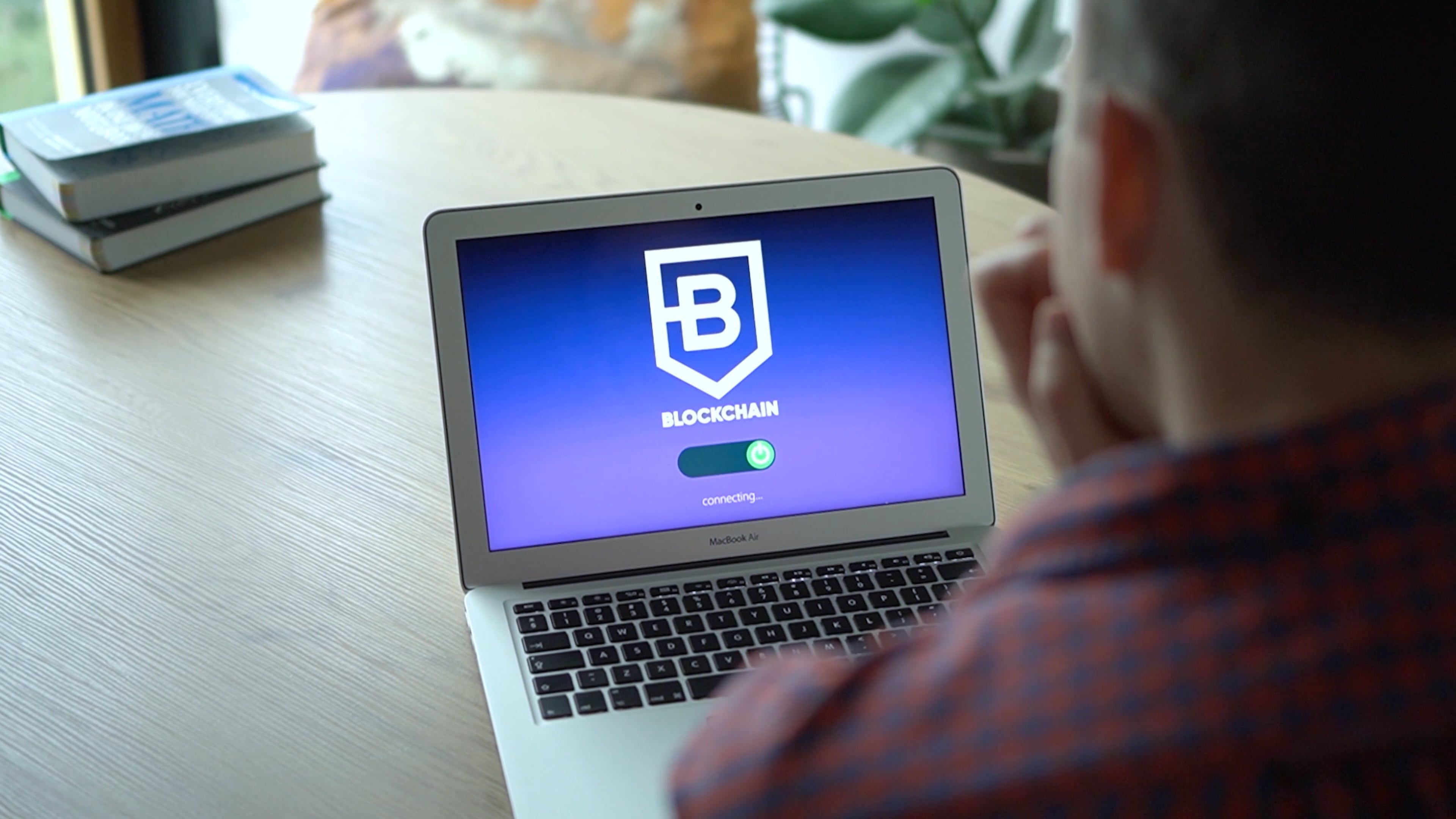 A Footage of a Blockchain on a Screen of a Laptop Free Stock Video ...