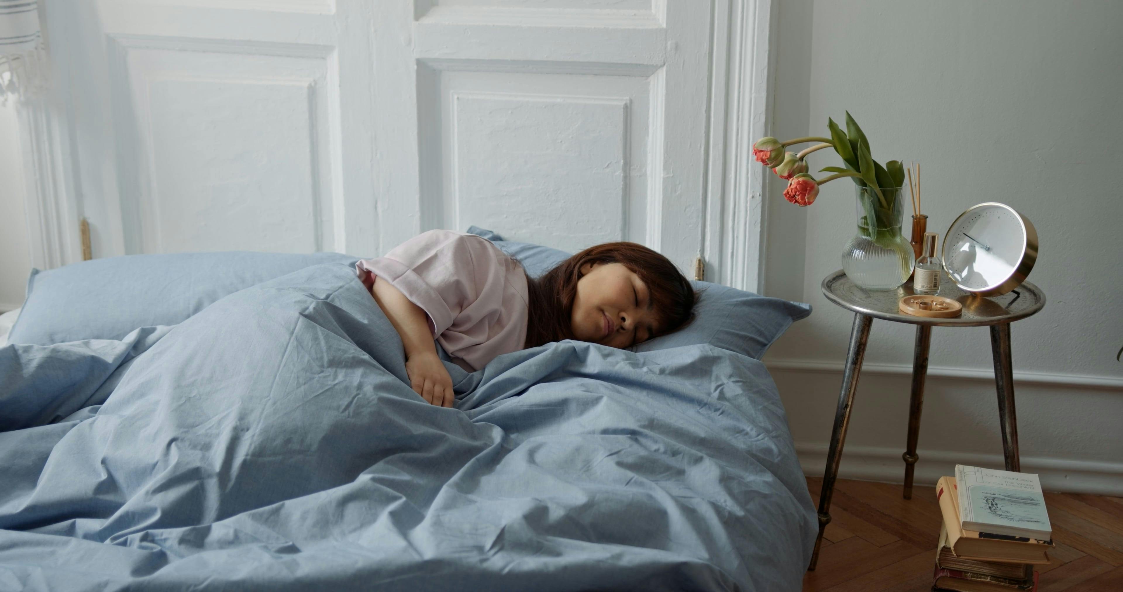 A Woman Waking up in her Bedroom Free Stock Video Footage, Royalty-Free ...