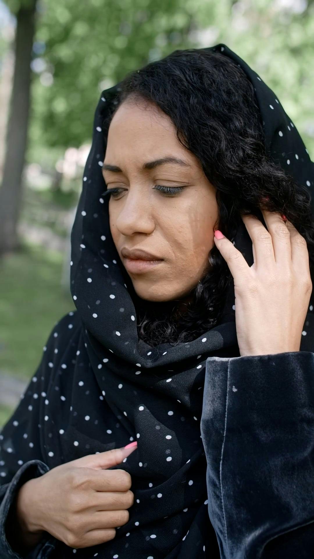 Woman Crying at the Cemetery Free Stock Video Footage, Royalty-Free 4K ...