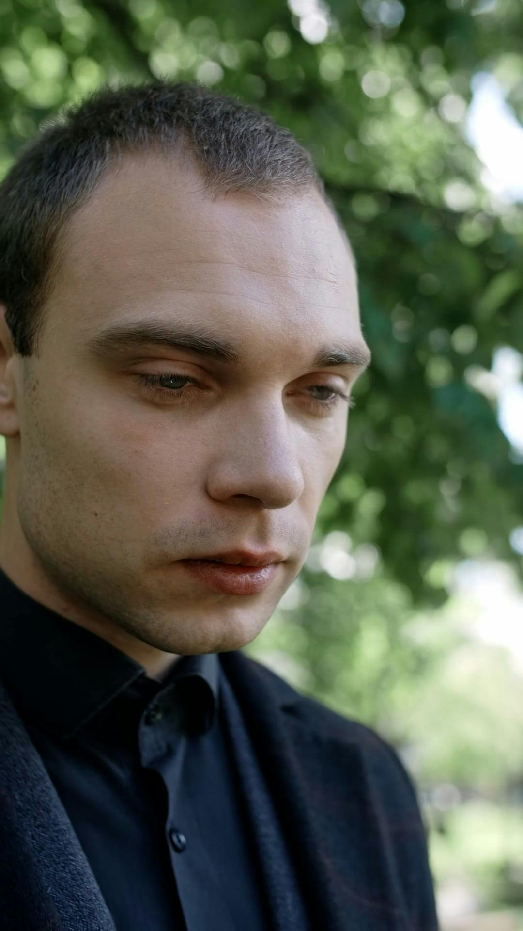 Man Crying with Tears · Free Stock Video