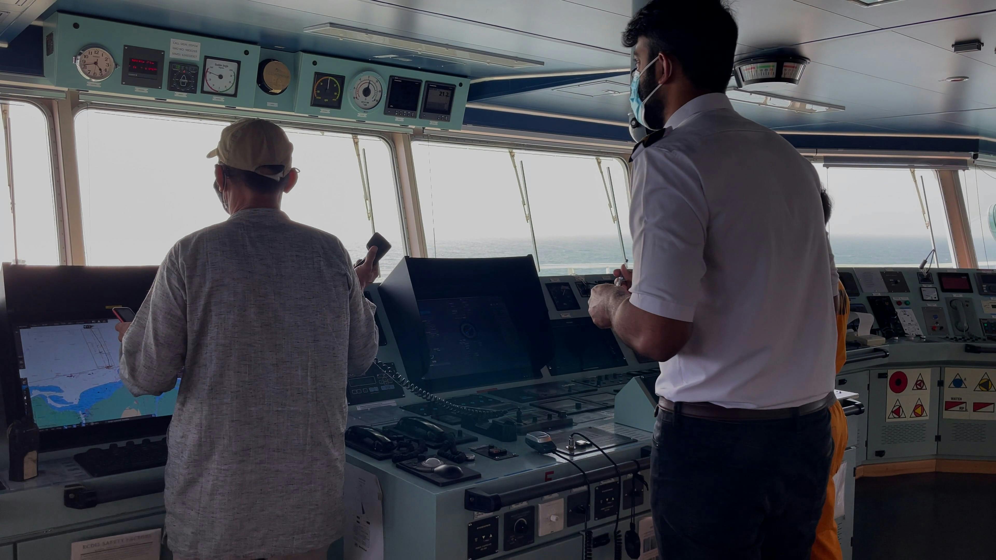 People inside the Bridge of a Ship Free Stock Video Footage, Royalty ...
