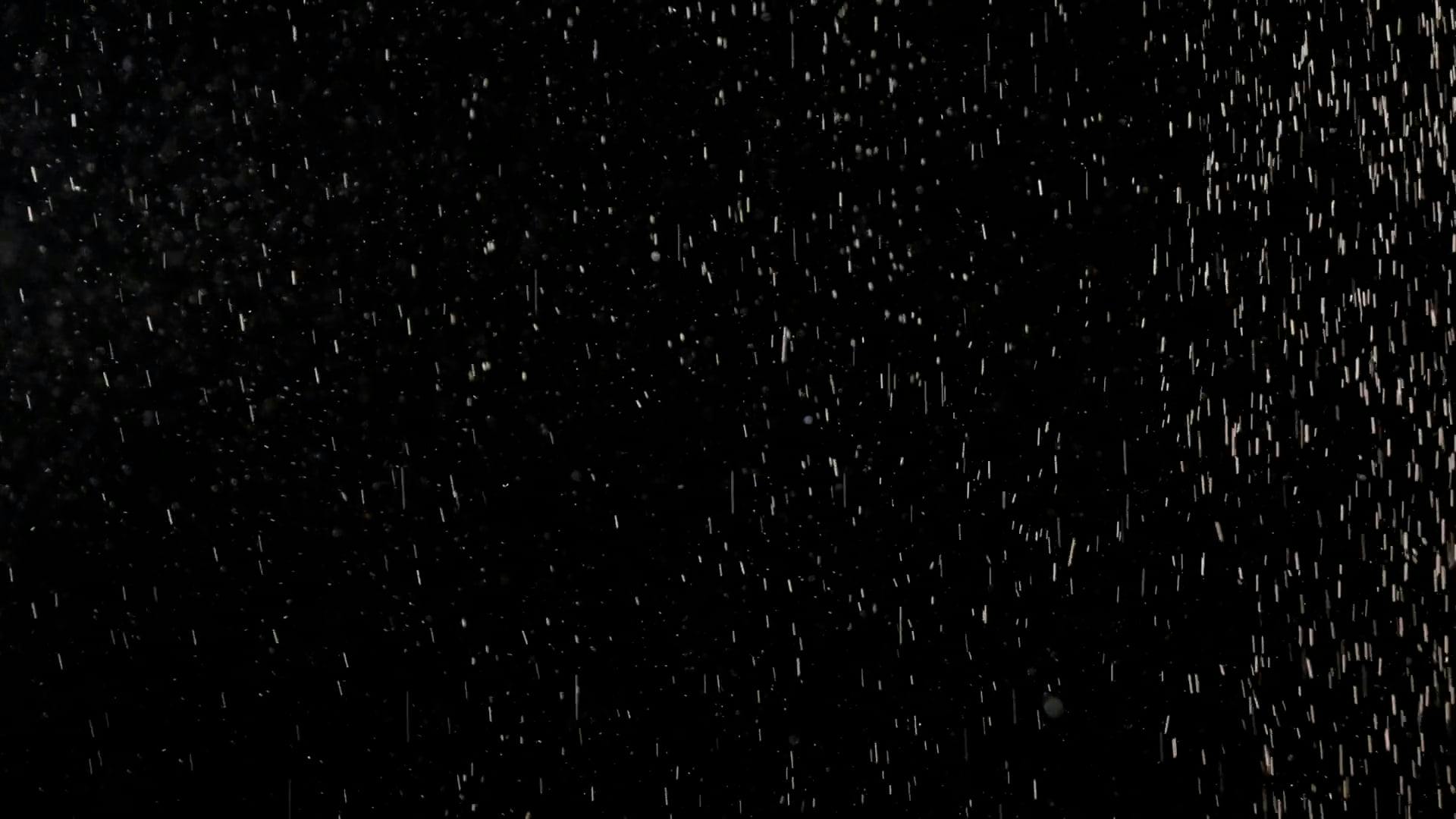 Falling Tiny White Dust Particles on Black Background · Free Stock Video