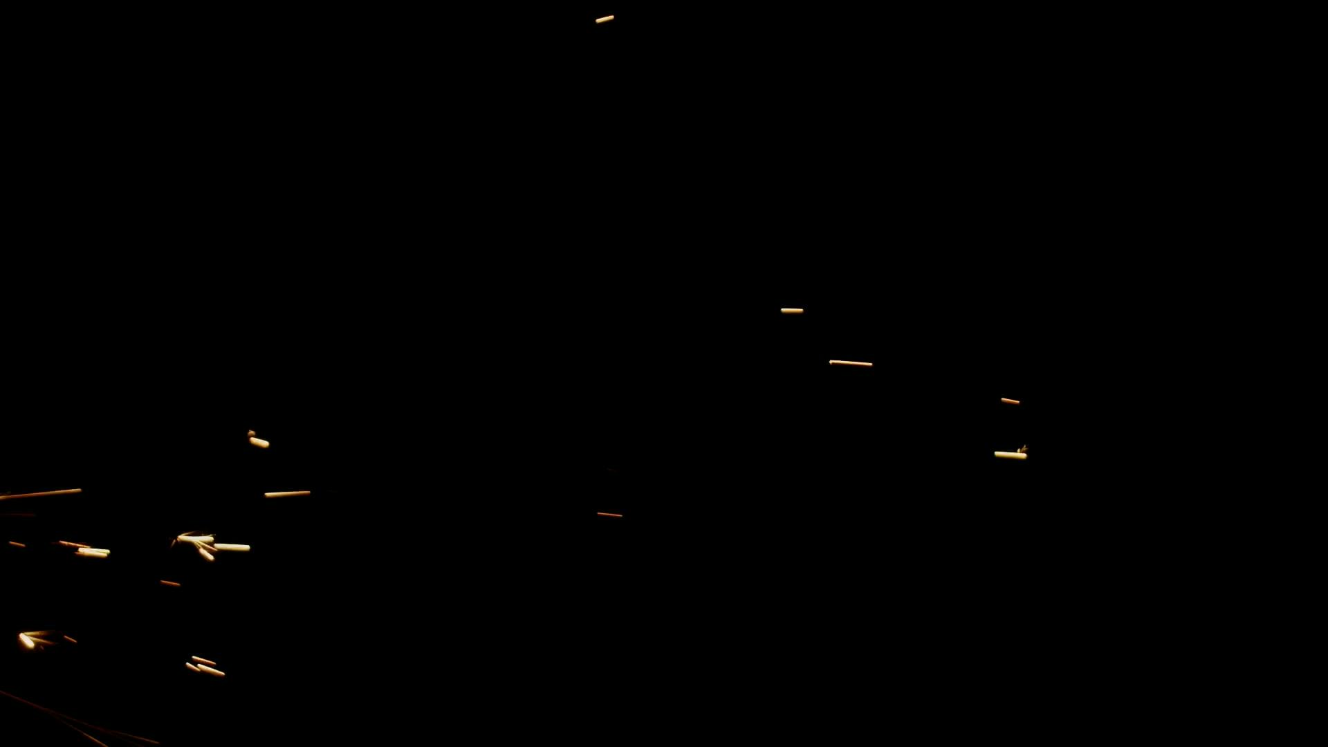 Flashing Sparks on Black Background · Free Stock Video