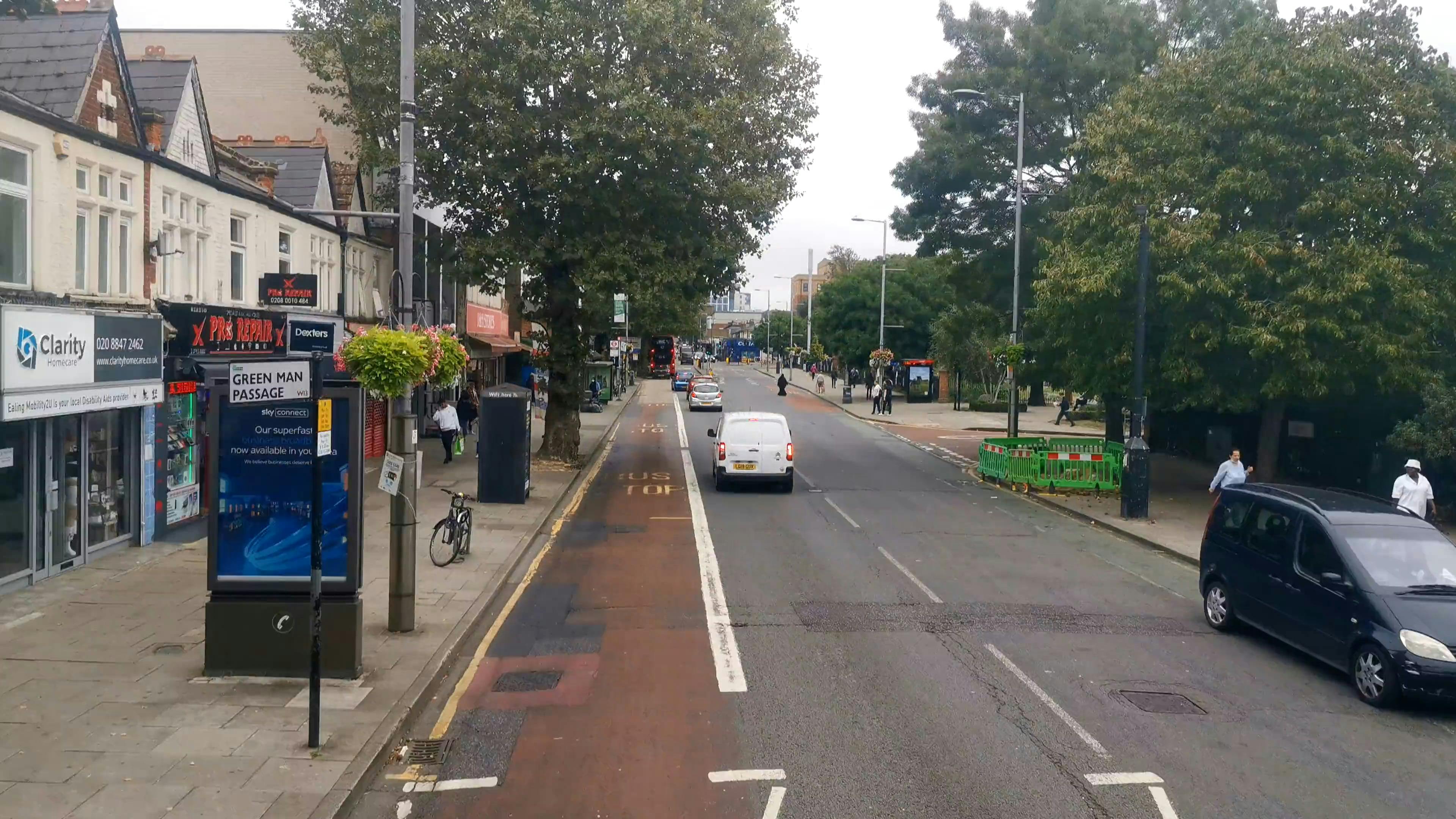 Traffic Flow On The Road Taken By A Moving Vehicle Free Stock Video ...